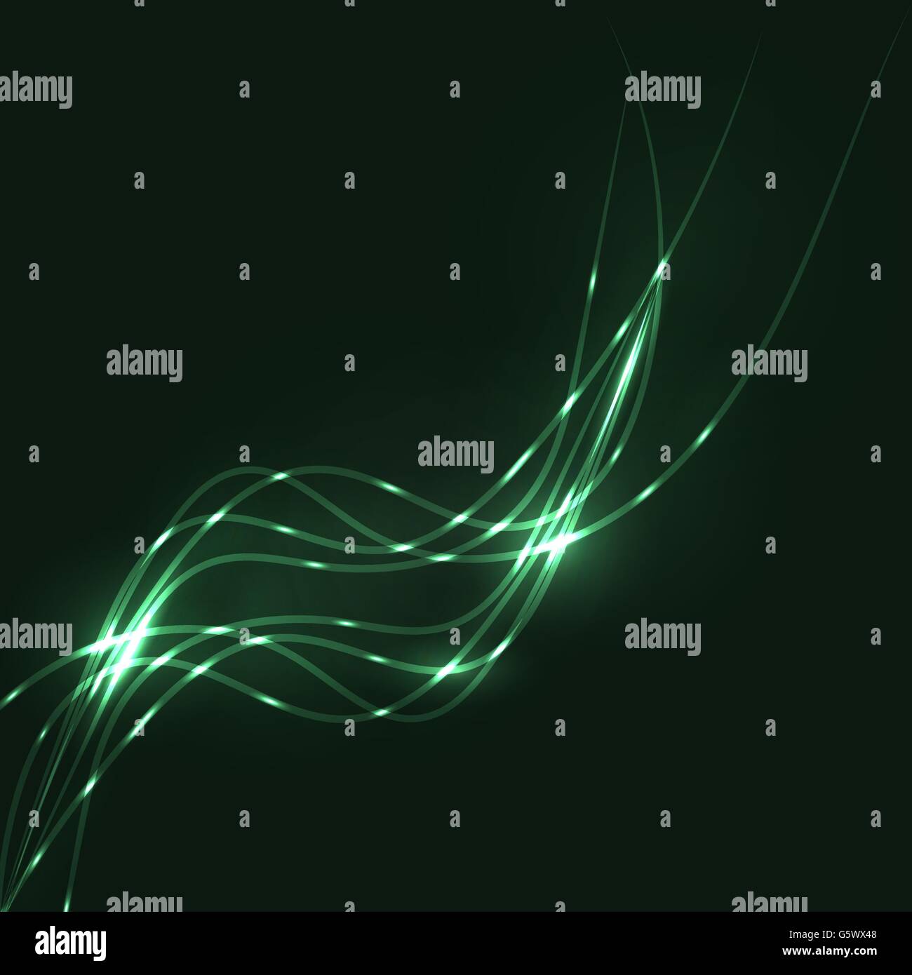 Abstract green waves background Stock Vector Image & Art - Alamy