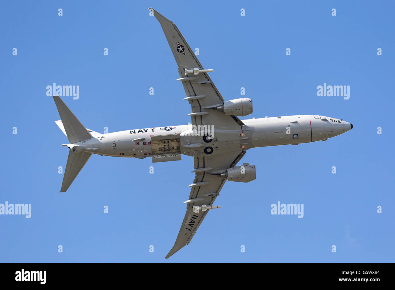 Untied States Navy Boeing P-8A Poseidon maritime patrol aircraft at the ...