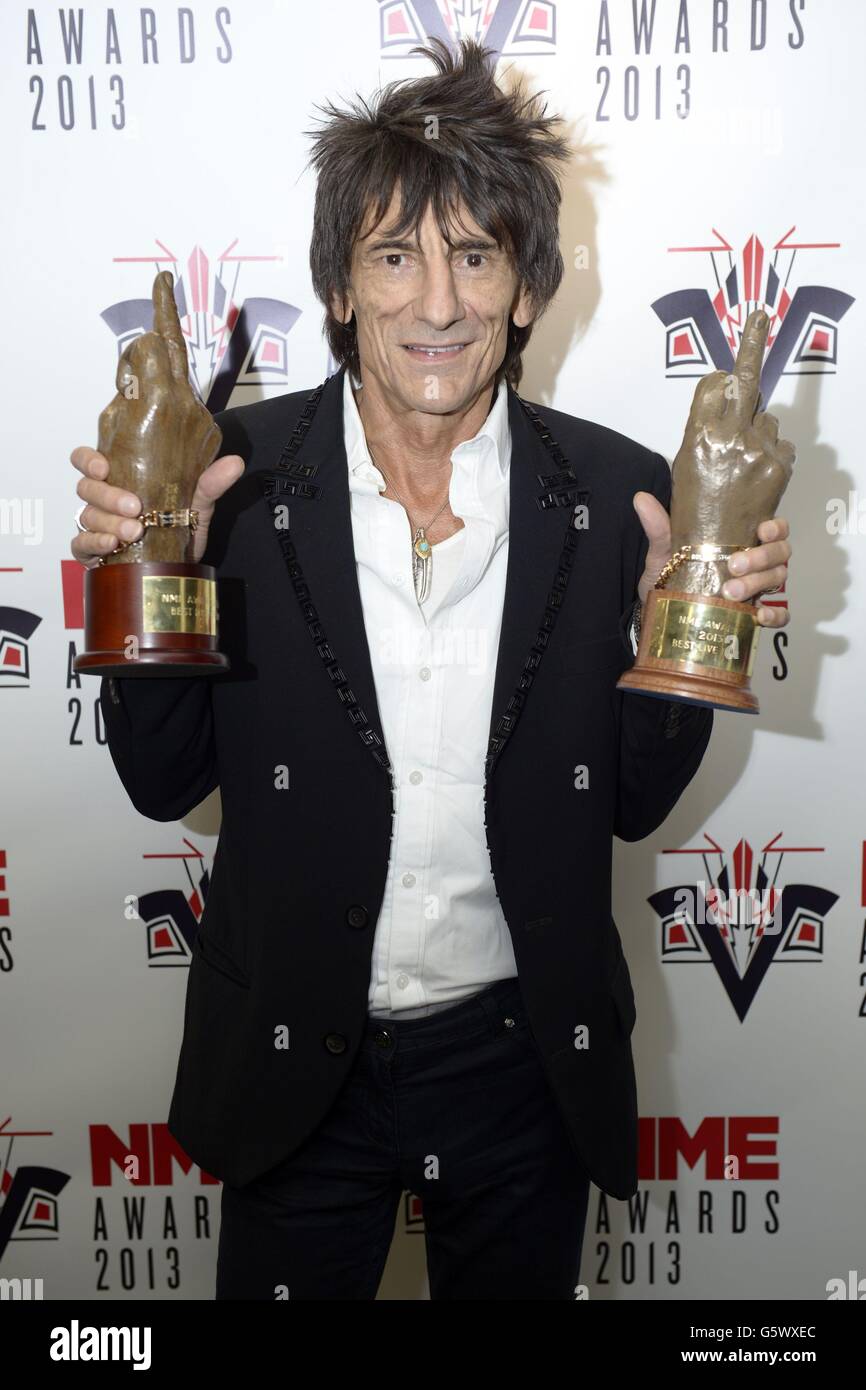 NME Awards 2013 - Press Room - London Stock Photo - Alamy