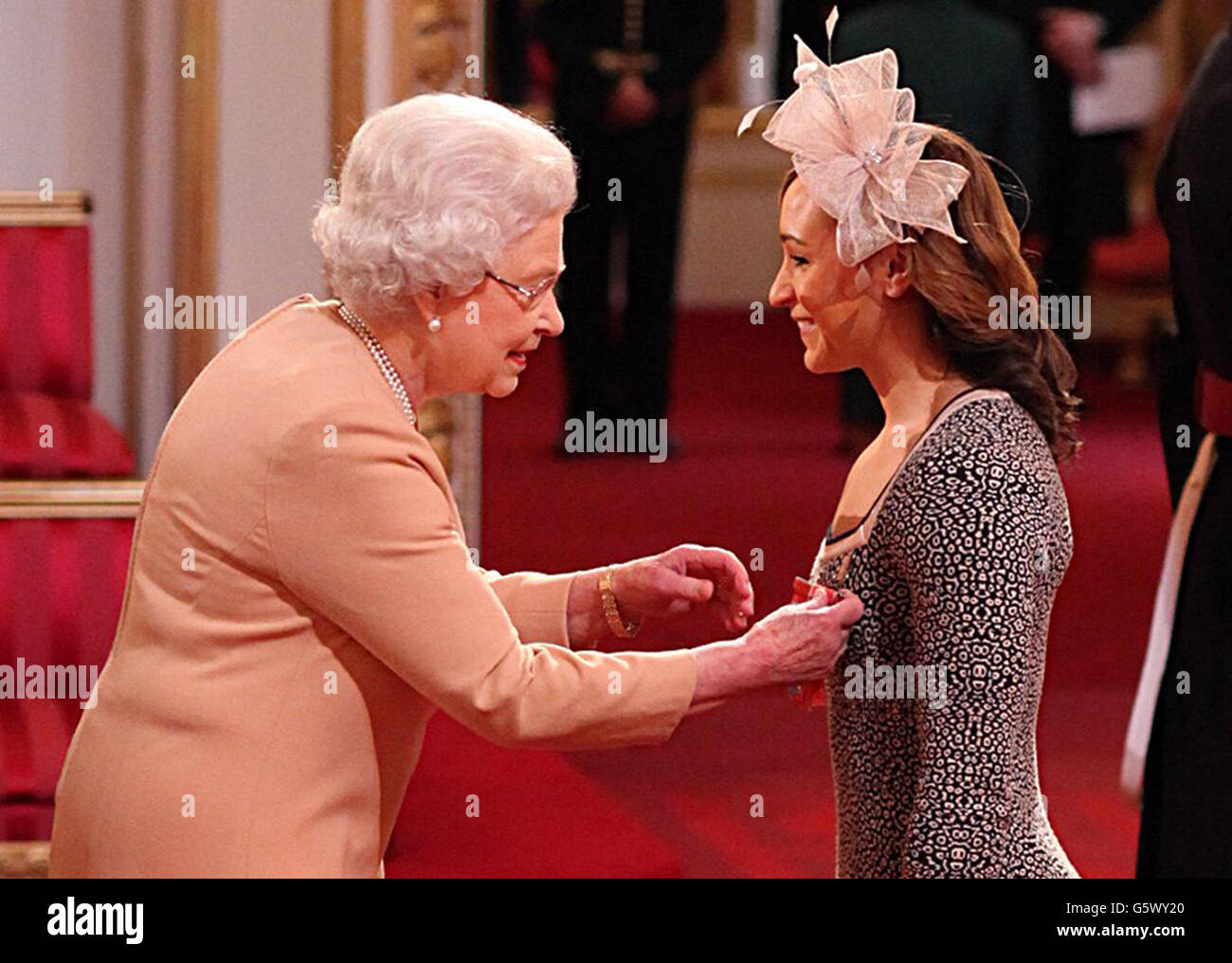 Jessica Ennis receives her Commander of the British Empire (CBE) medal ...