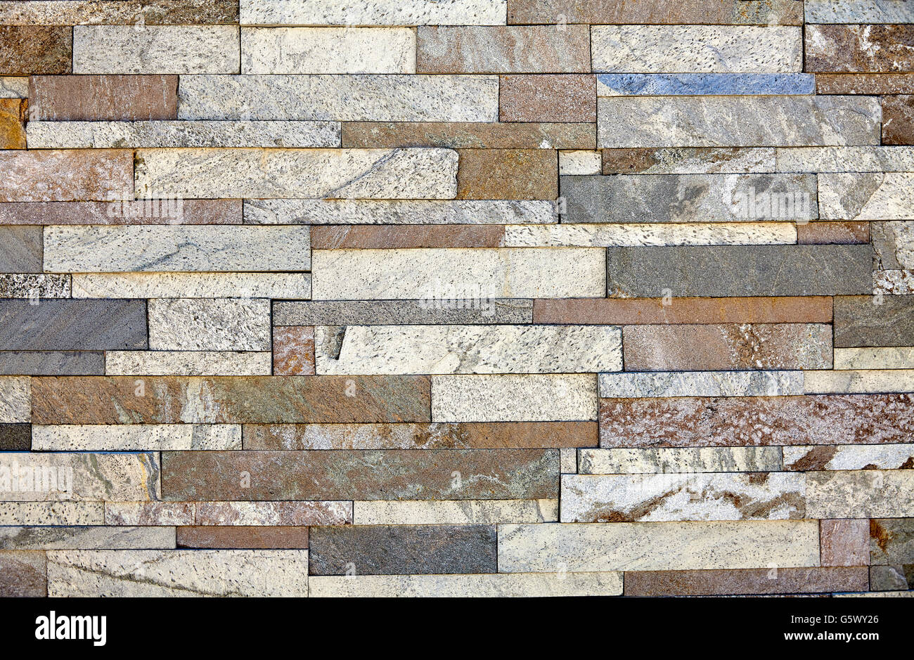 Natural stone materials in classic building patterns and methods for ...