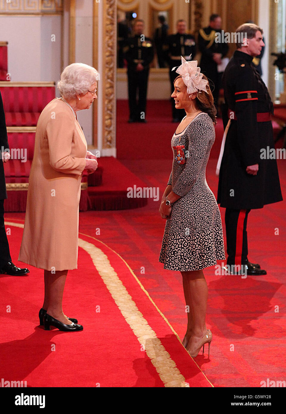 Jessica Ennis receives her Commander of the British Empire (CBE) medal ...