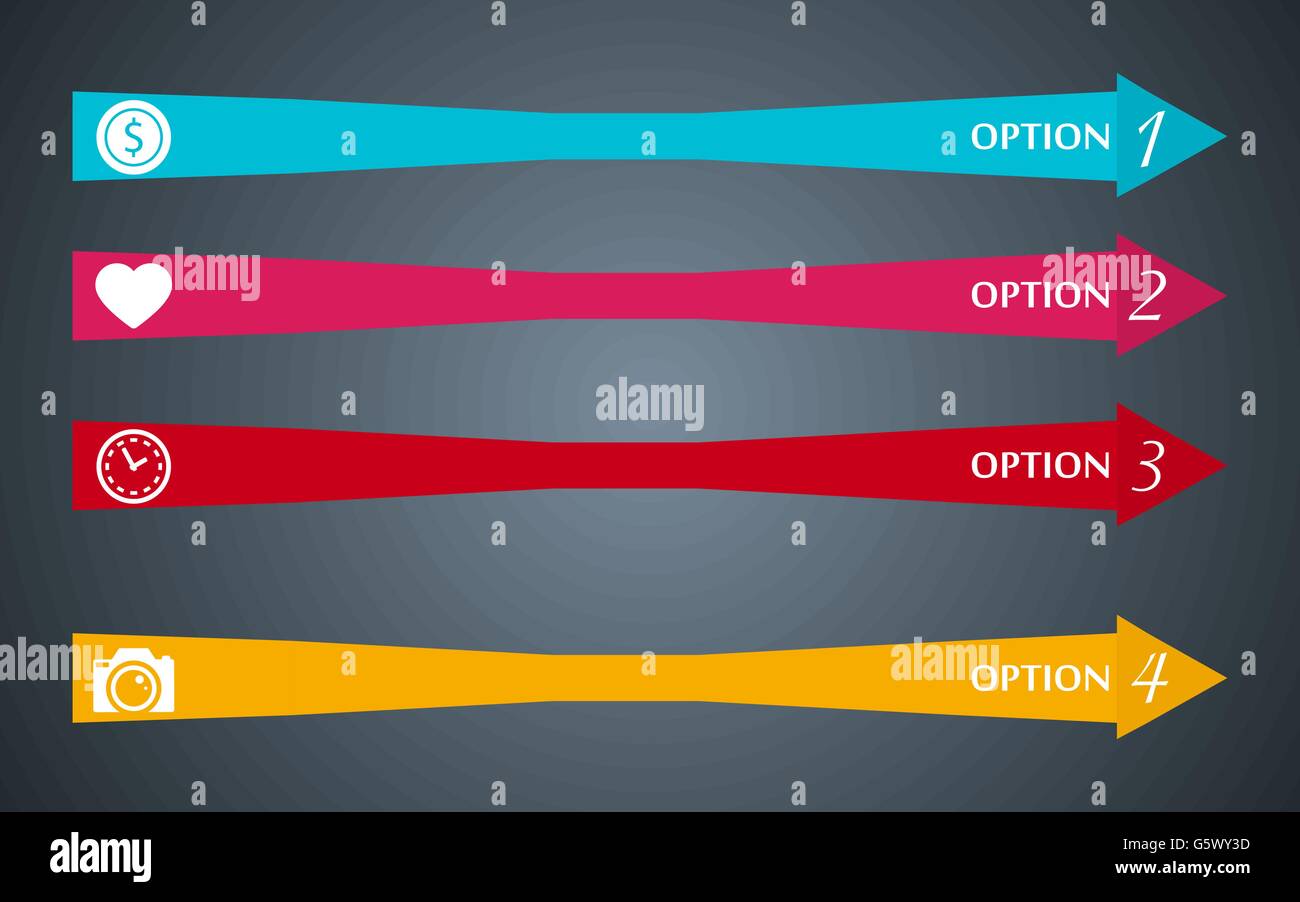 Infographics with arrows, elements and icons Stock Vector Image & Art ...