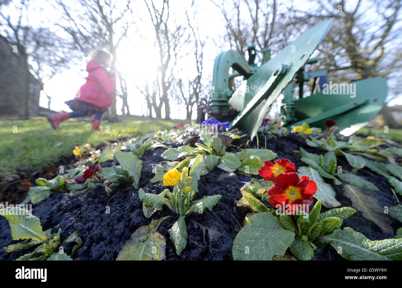 Winter weather Feb 28th Stock Photo - Alamy
