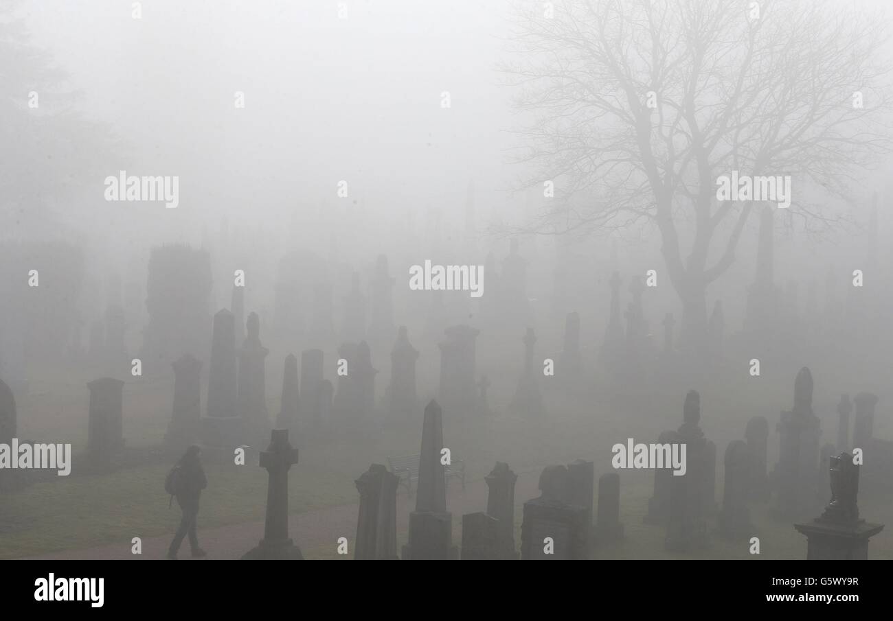 Winter weather Feb 28th Stock Photo - Alamy