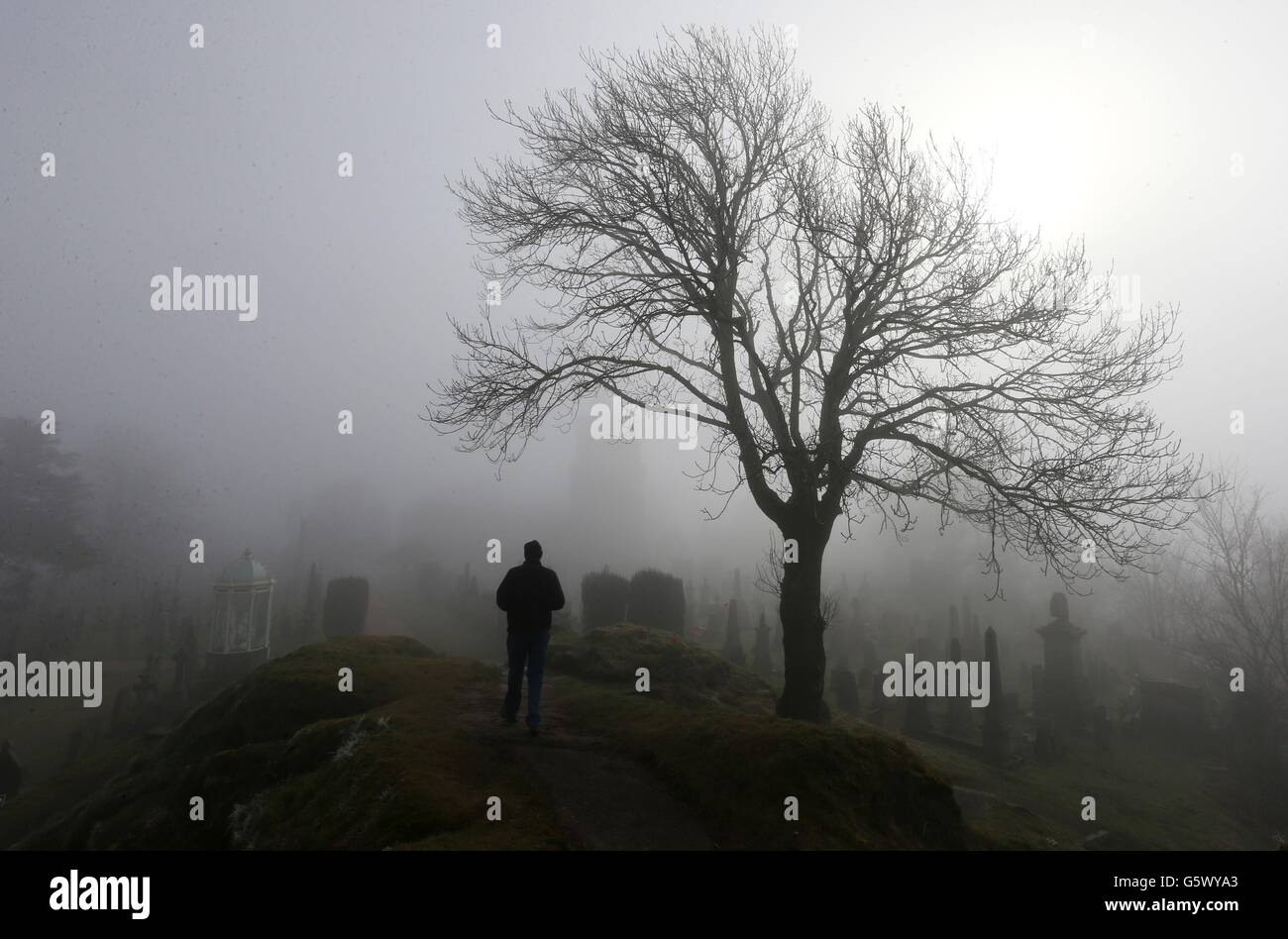 Winter weather Feb 28th Stock Photo - Alamy