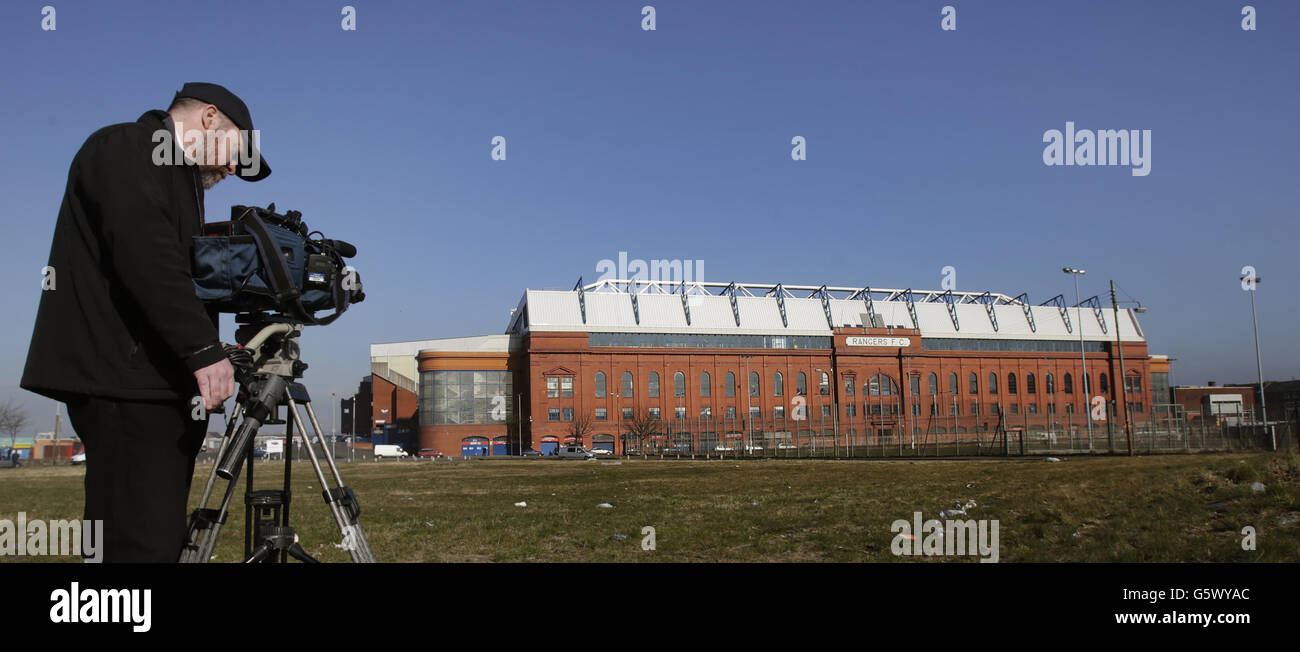 Ibrox stadium views hi-res stock photography and images - Alamy