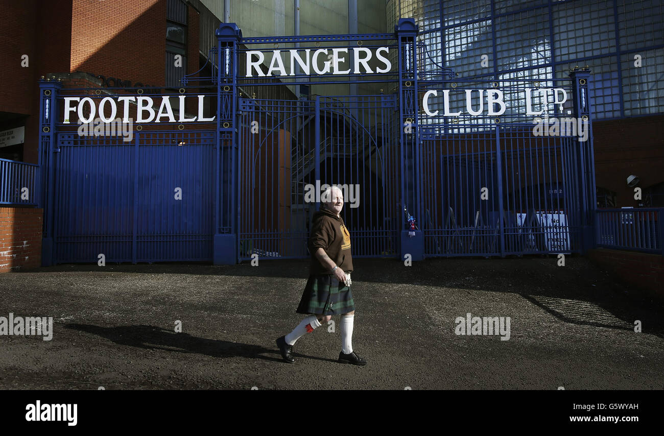 Soccer ibrox stadium views hi-res stock photography and images - Alamy