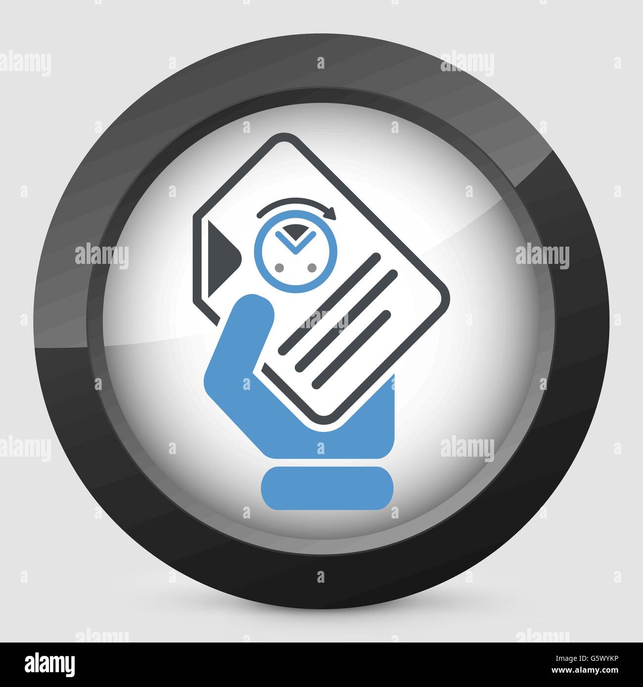 Time clock timing deadline Stock Vector Images - Alamy