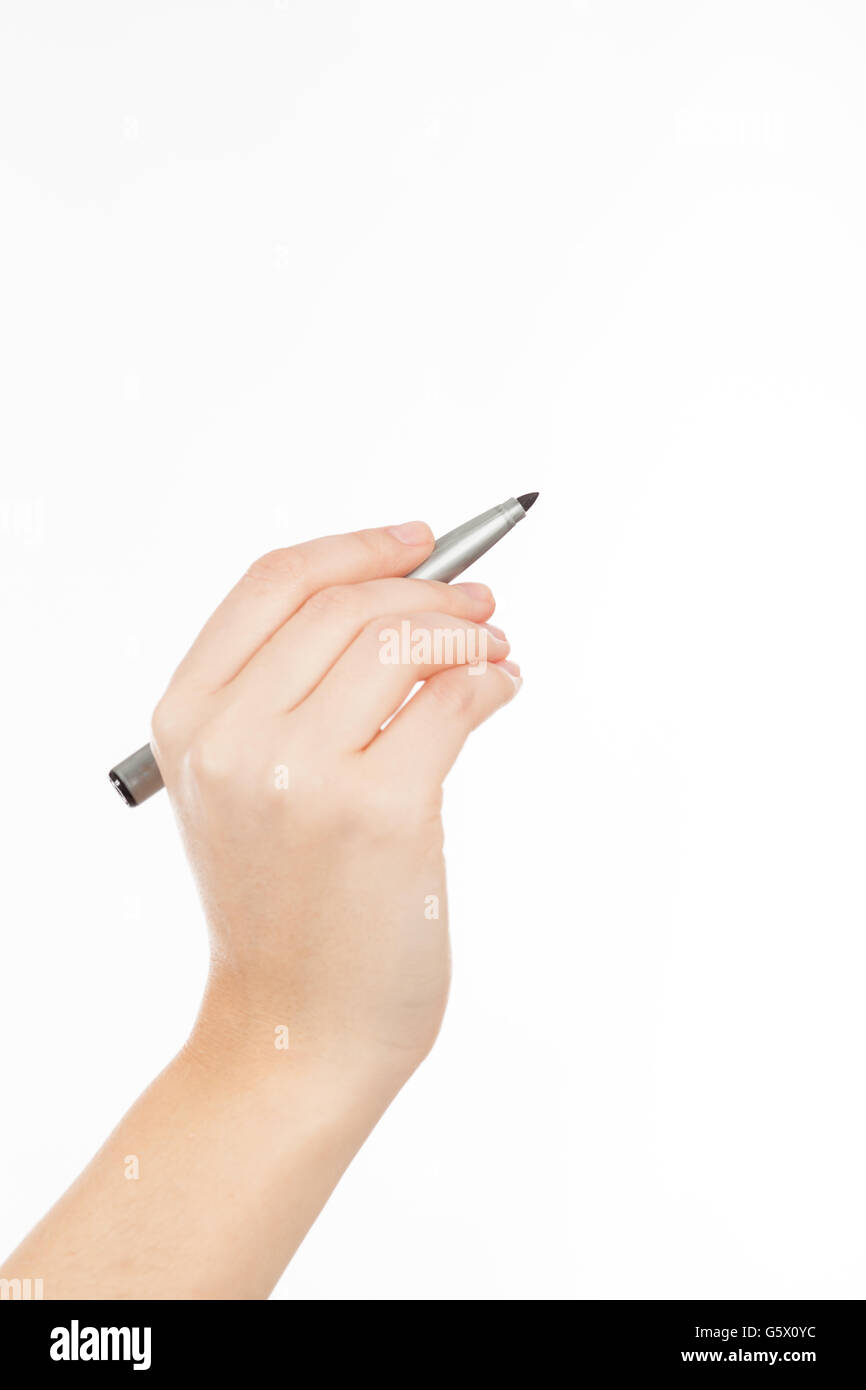 Womans hand holding empty hi-res stock photography and images - Alamy
