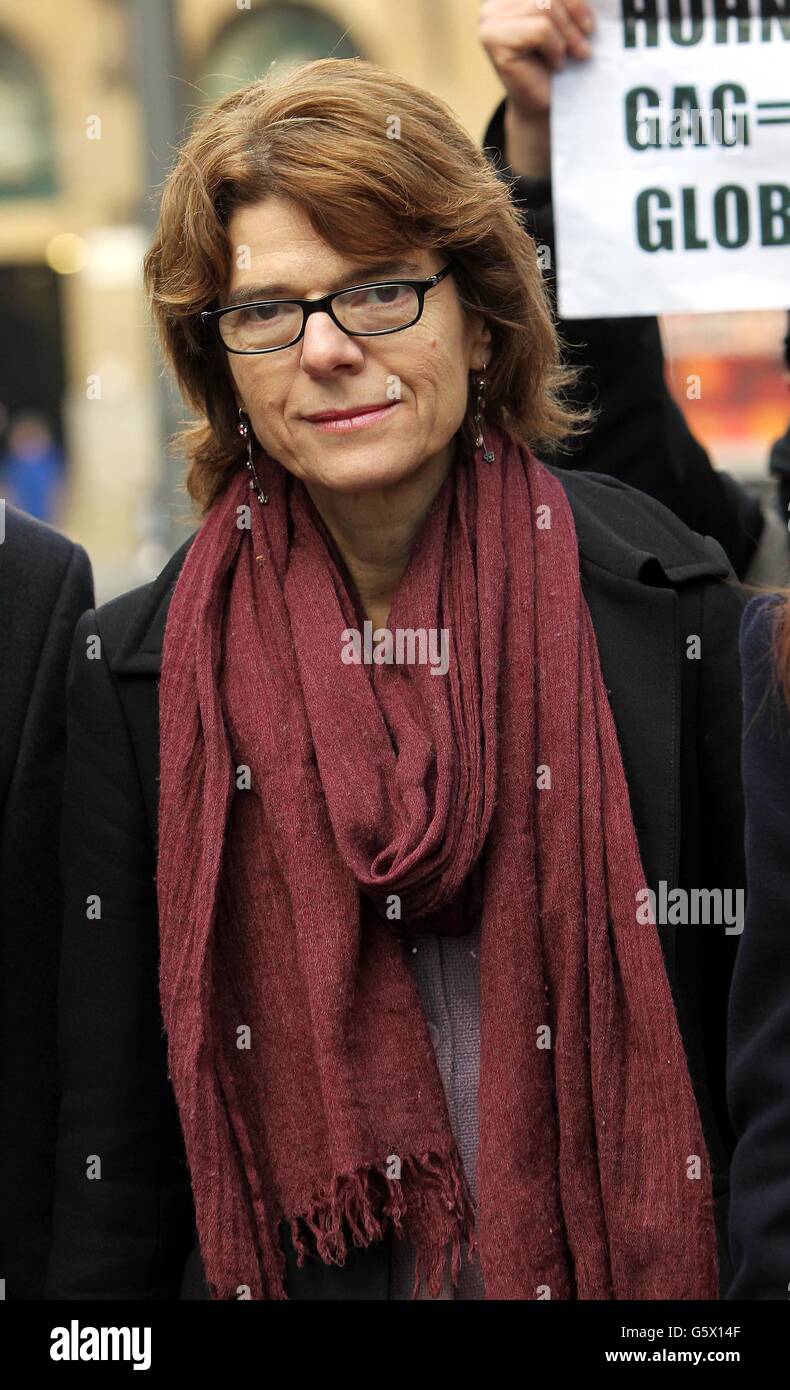 Former wife of disgraced MP Chris Huhne, Vicky Pryce, arriving at ...