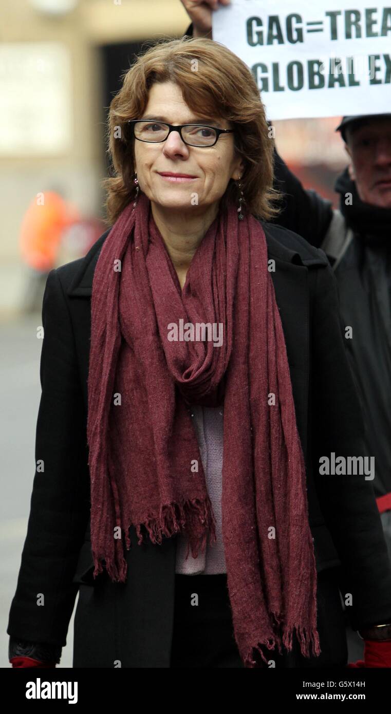 Former wife of disgraced MP Chris Huhne, Vicky Pryce, arriving at ...