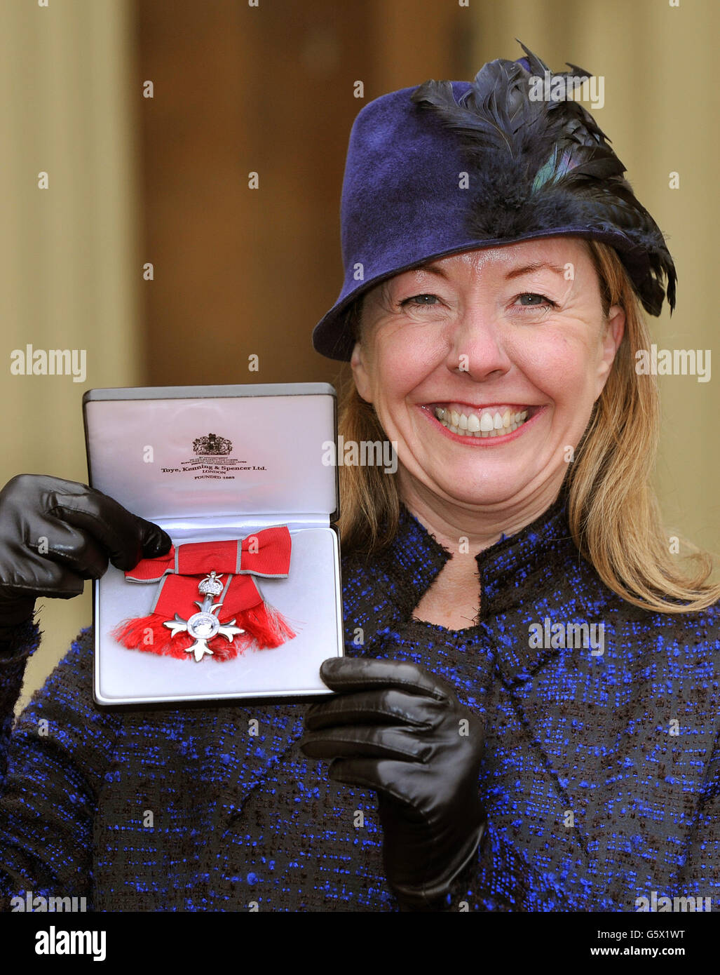 Presented By Queen Elizabeth Ii Investiture Ceremony Buckingham Palace High Resolution Stock ...