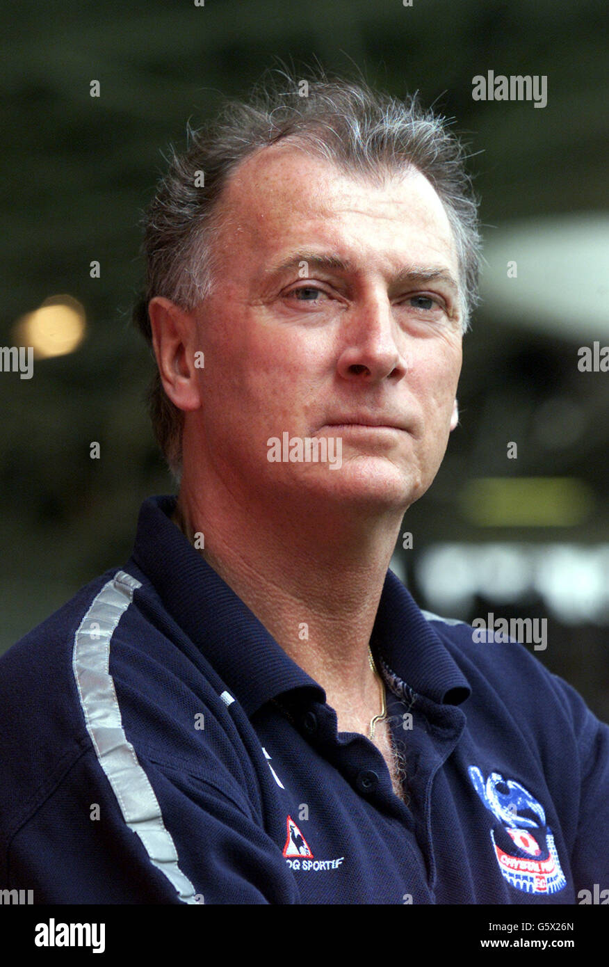 Trevor Francis, Crystal Palace Manager, pictured during the match ...