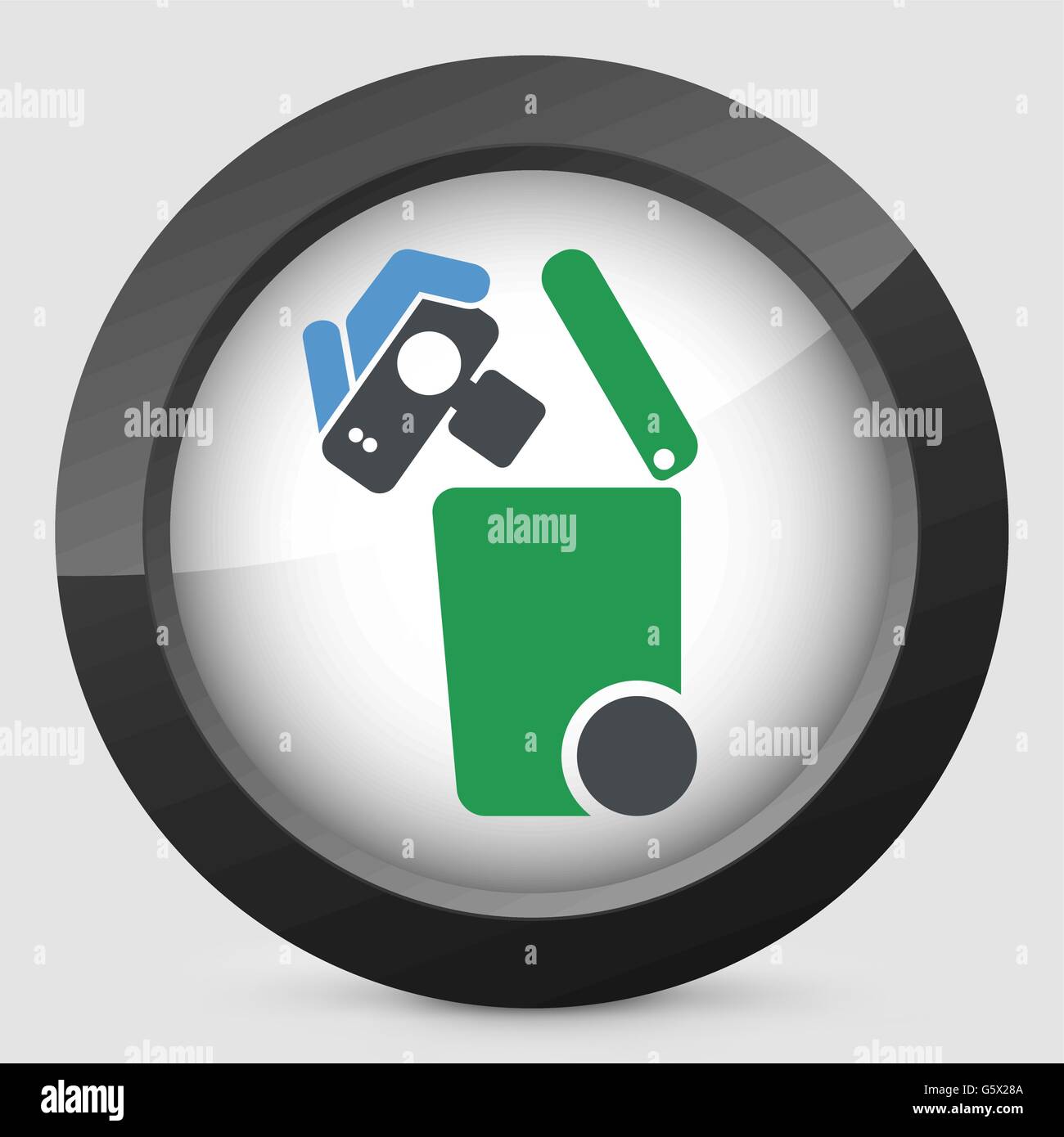 Separate waste collection icon Stock Vector Image & Art - Alamy