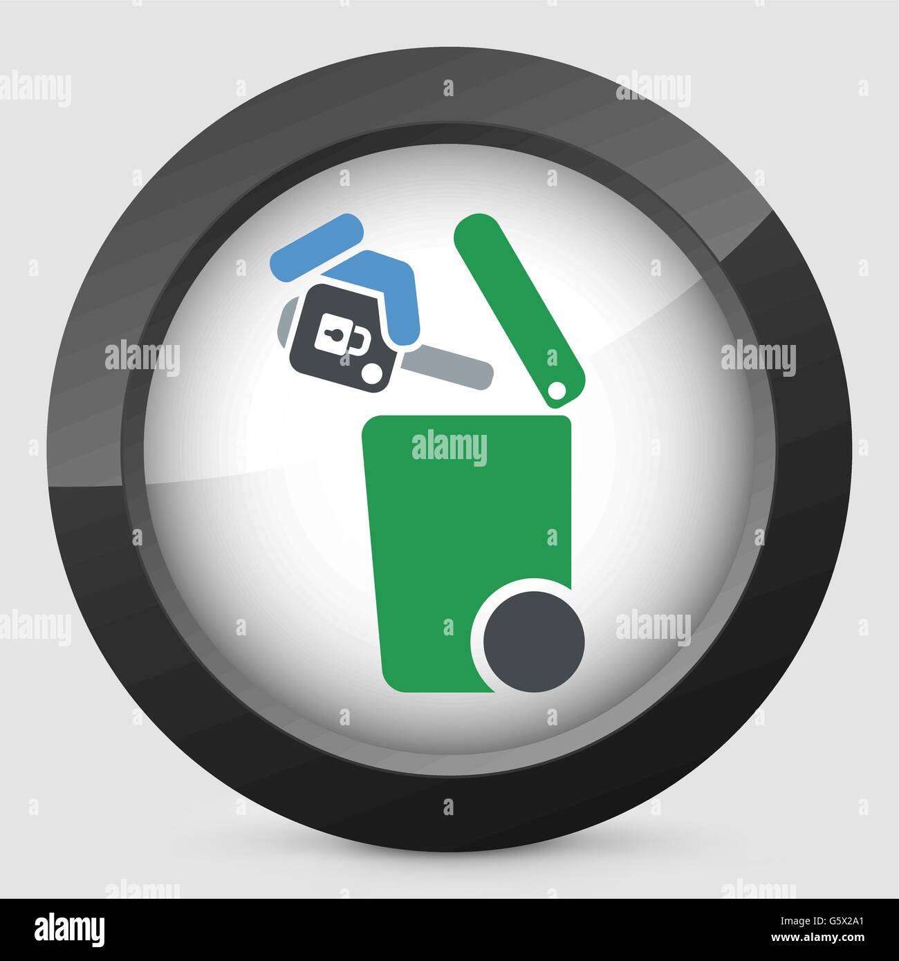 Separate waste collection icon Stock Vector Image & Art - Alamy