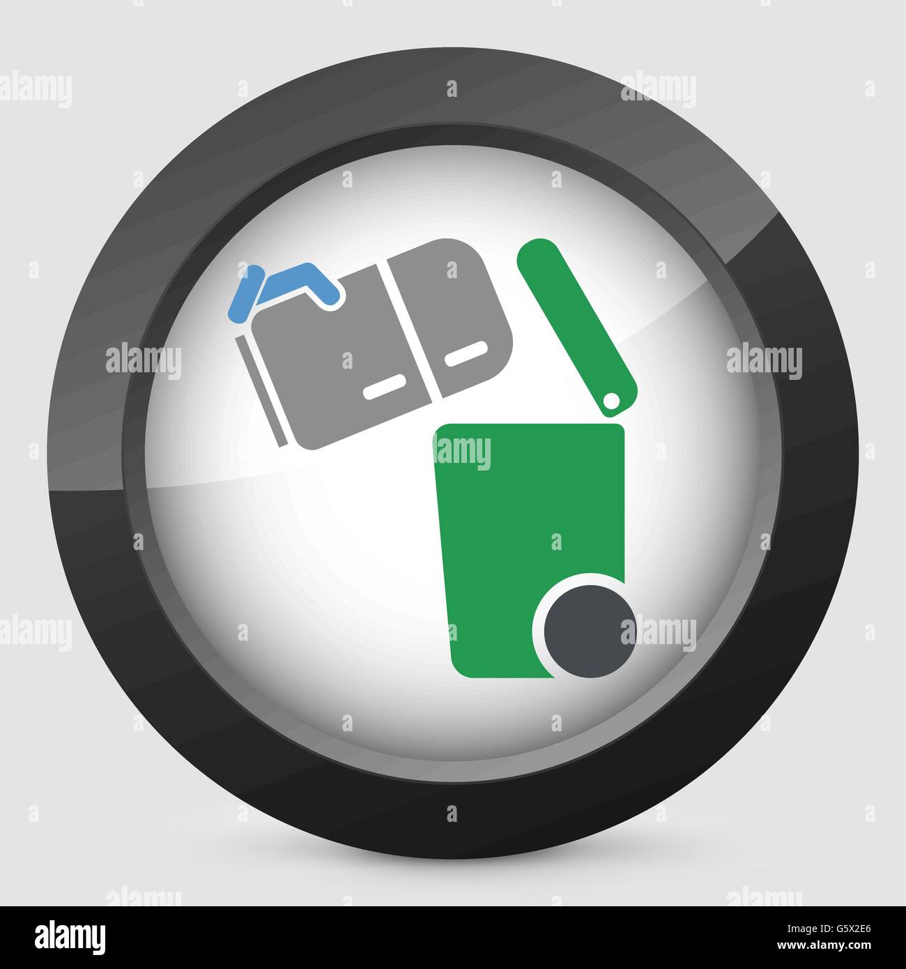 Separate waste collection icon Stock Vector Image & Art - Alamy