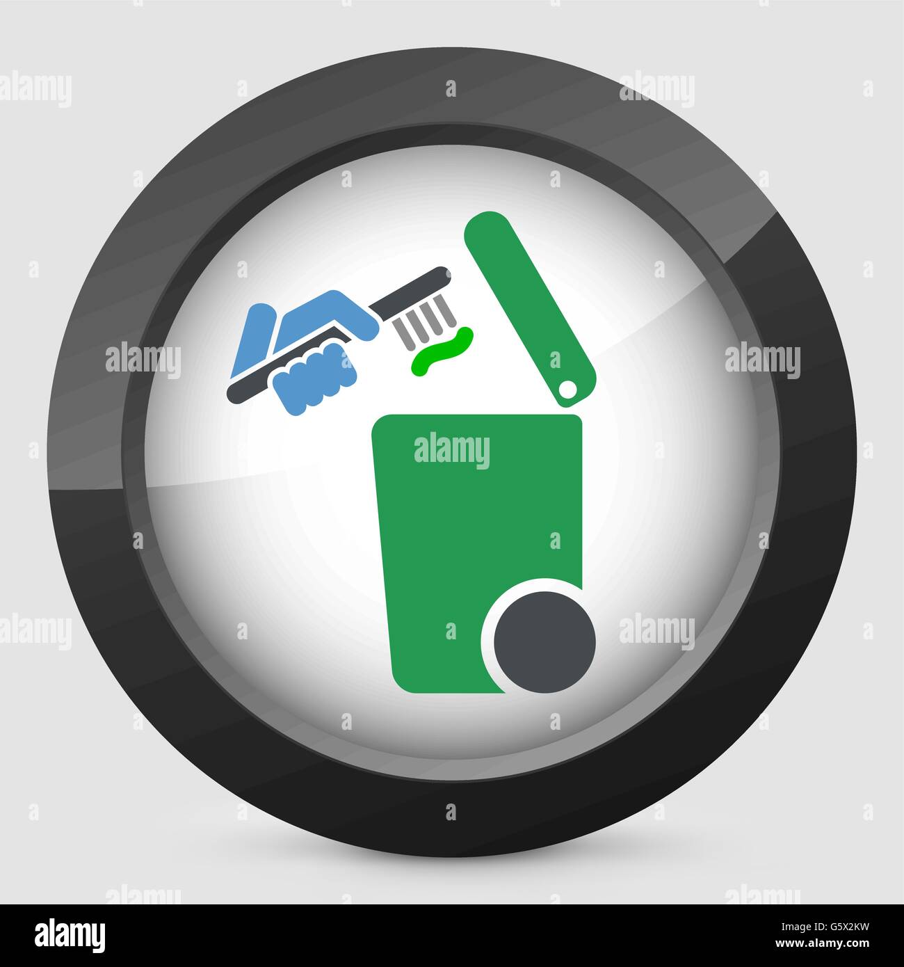 Separate waste collection icon Stock Vector Image & Art - Alamy