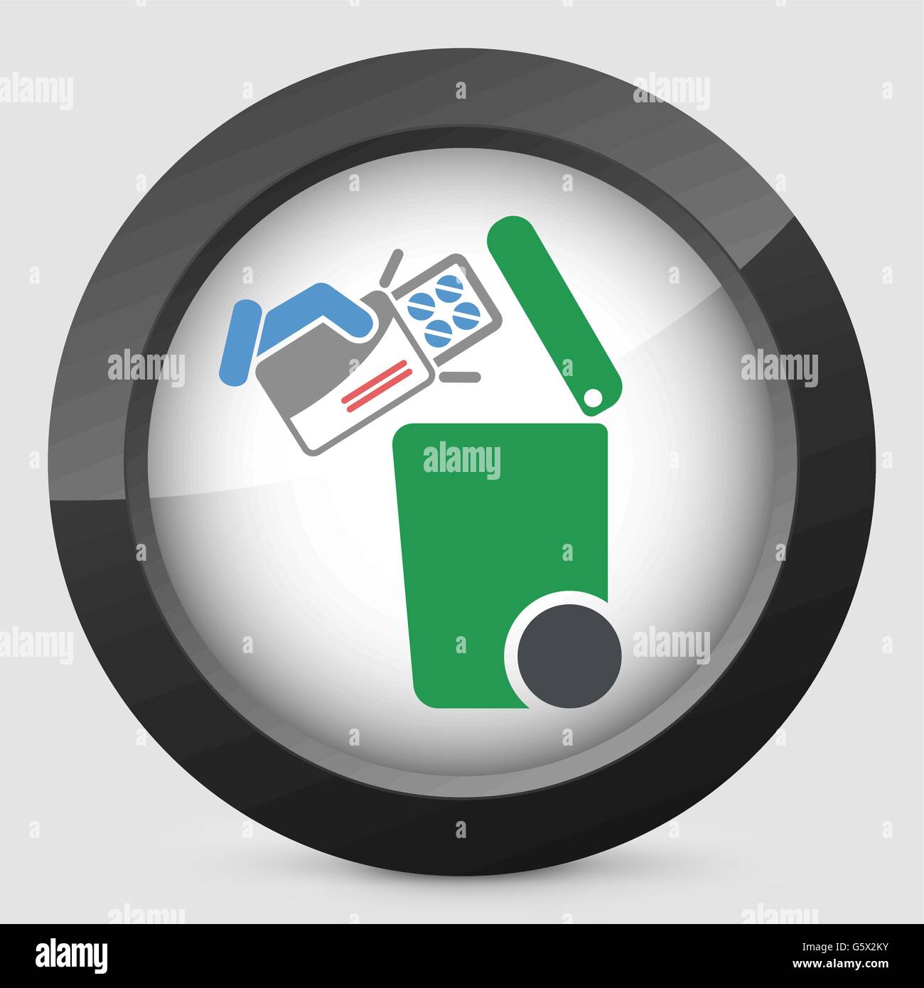 Separate waste collection icon Stock Vector Image & Art - Alamy