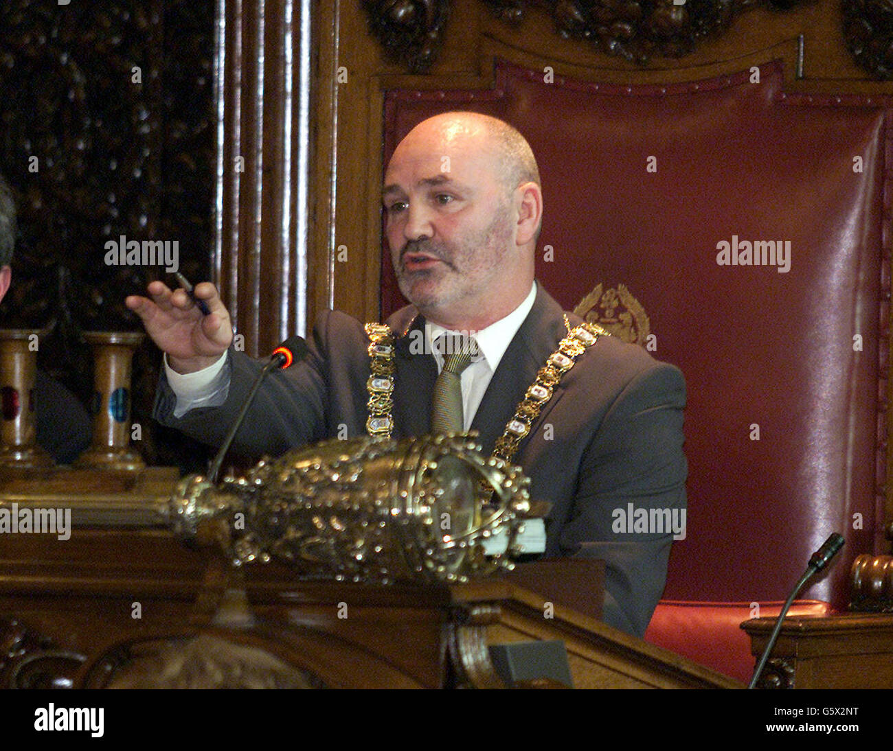 Republican Lord Mayor of Belfas Stock Photo - Alamy