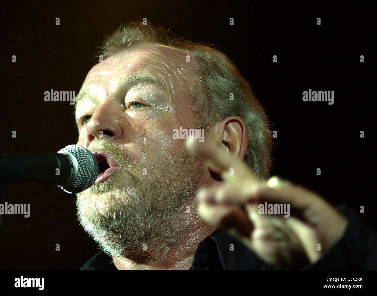 Joe Cocker live in concert. US rock star Joe Cocker performing at the ...