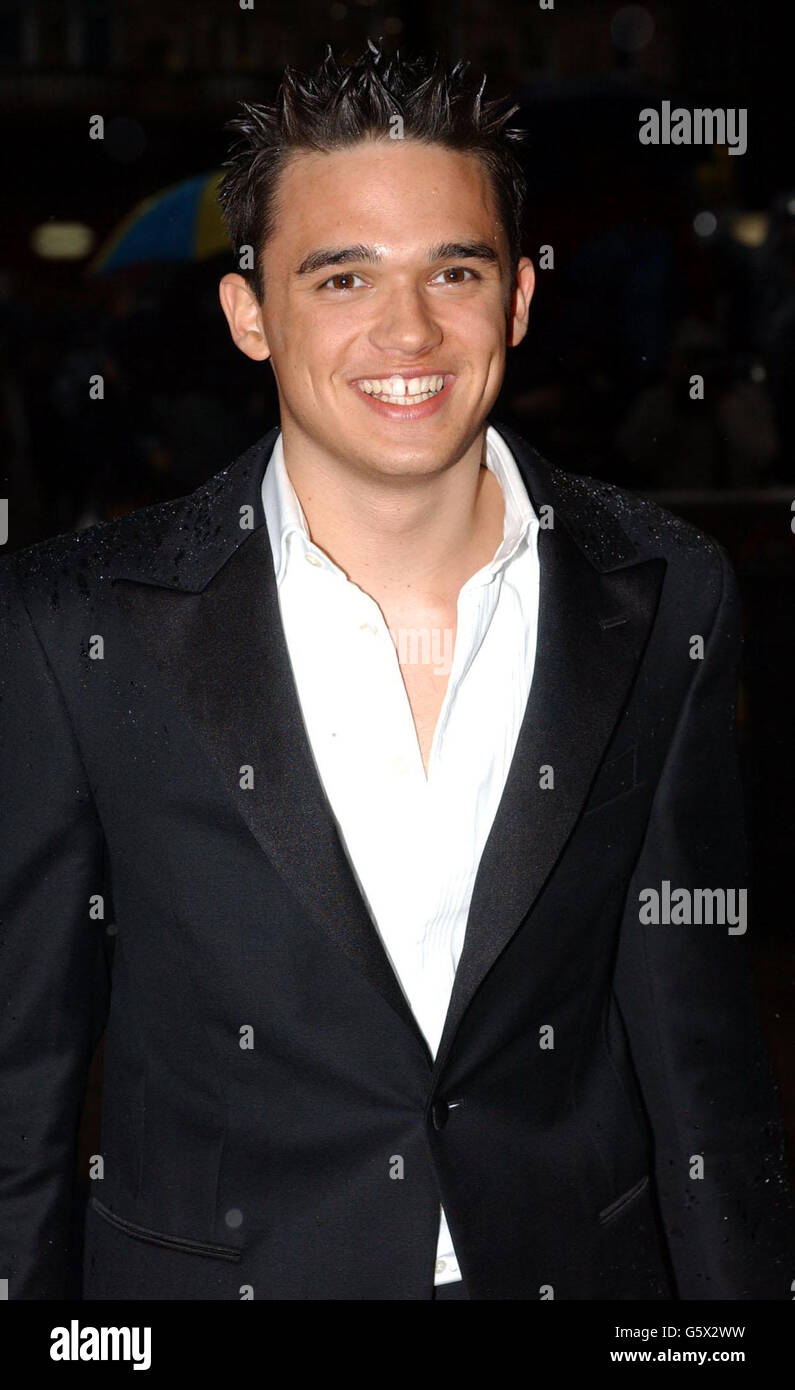 Pop Idol runner-up Gareth Gates arrives for the UK Premiere of ...