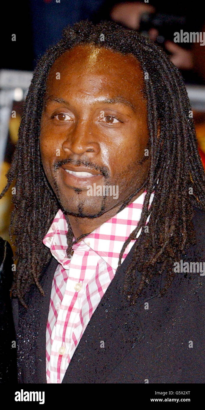 Former World Champion boxer Nigel Benn arrives for the UK Premiere of ...