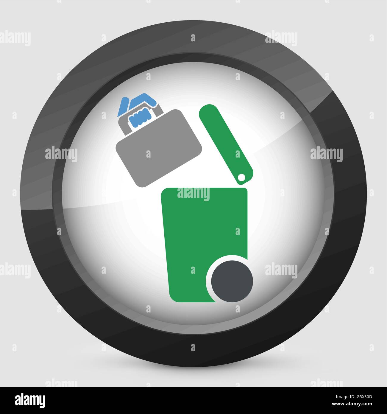 Waste case Stock Vector Images - Alamy