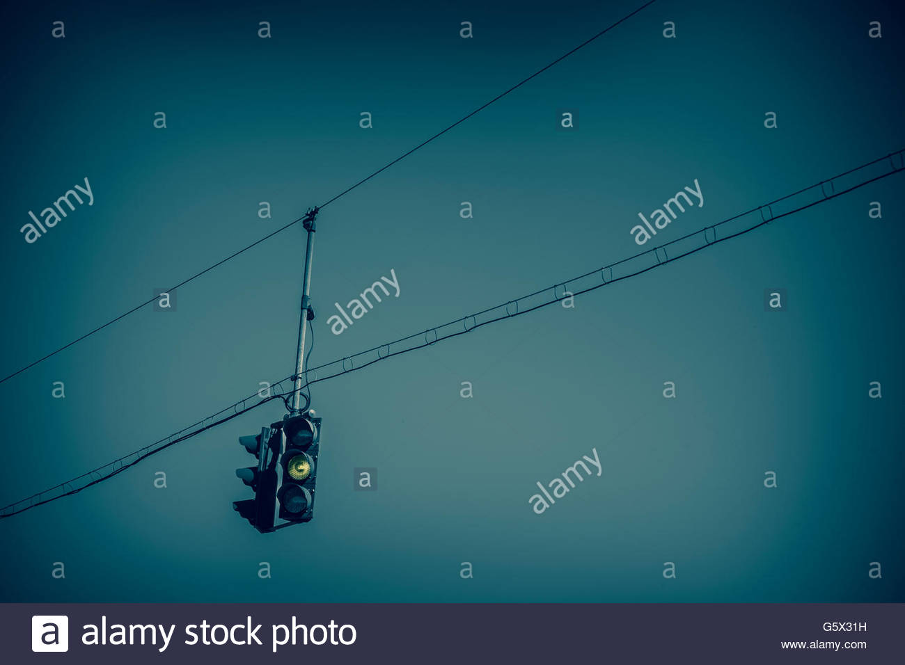 Traffic Light Yellow Hanging Stock Photos & Traffic Light Yellow ...