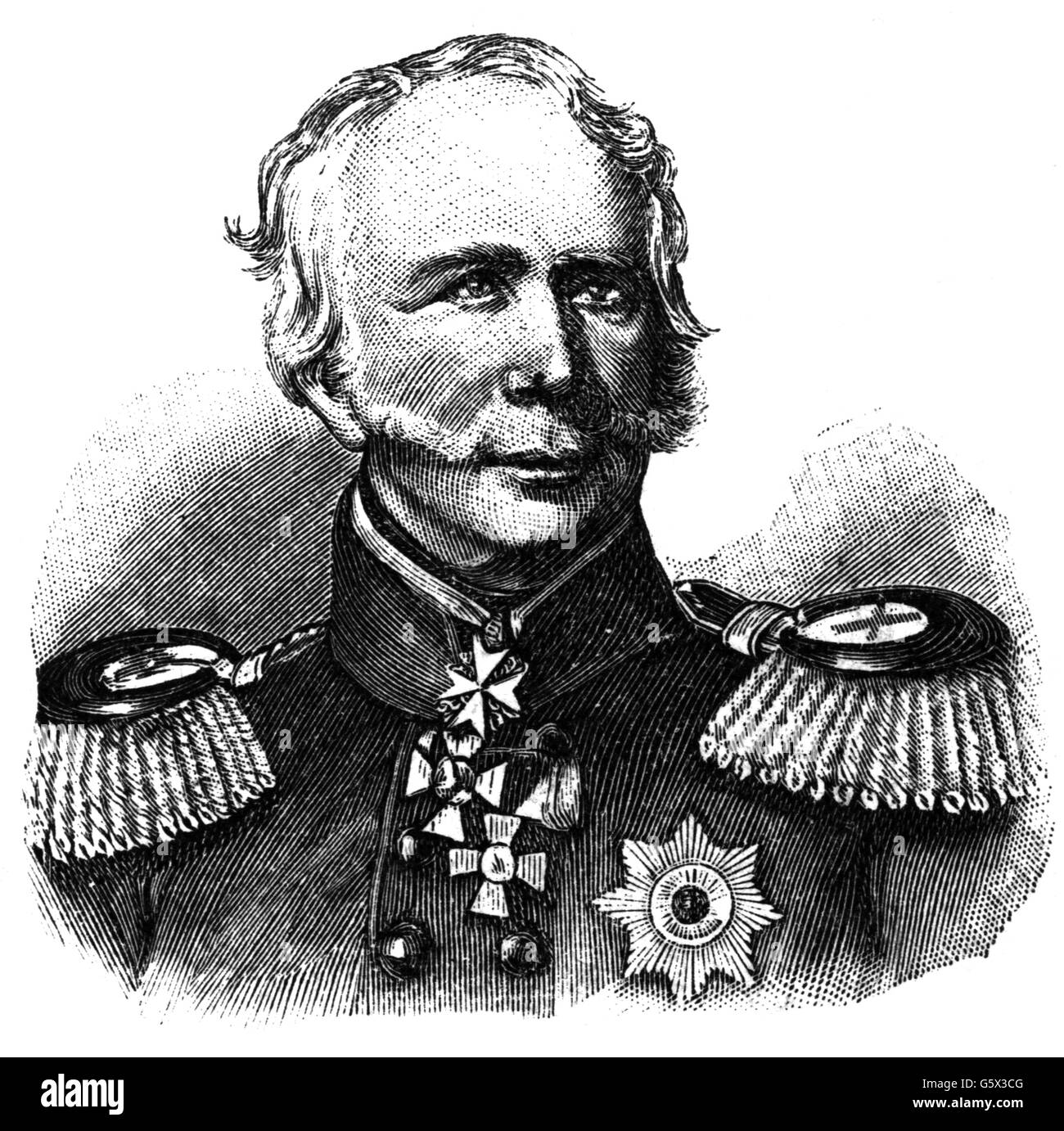 Boyen, Hermann von, 27.7.1771 - 15.2.1848, Prussian general, Minister ...