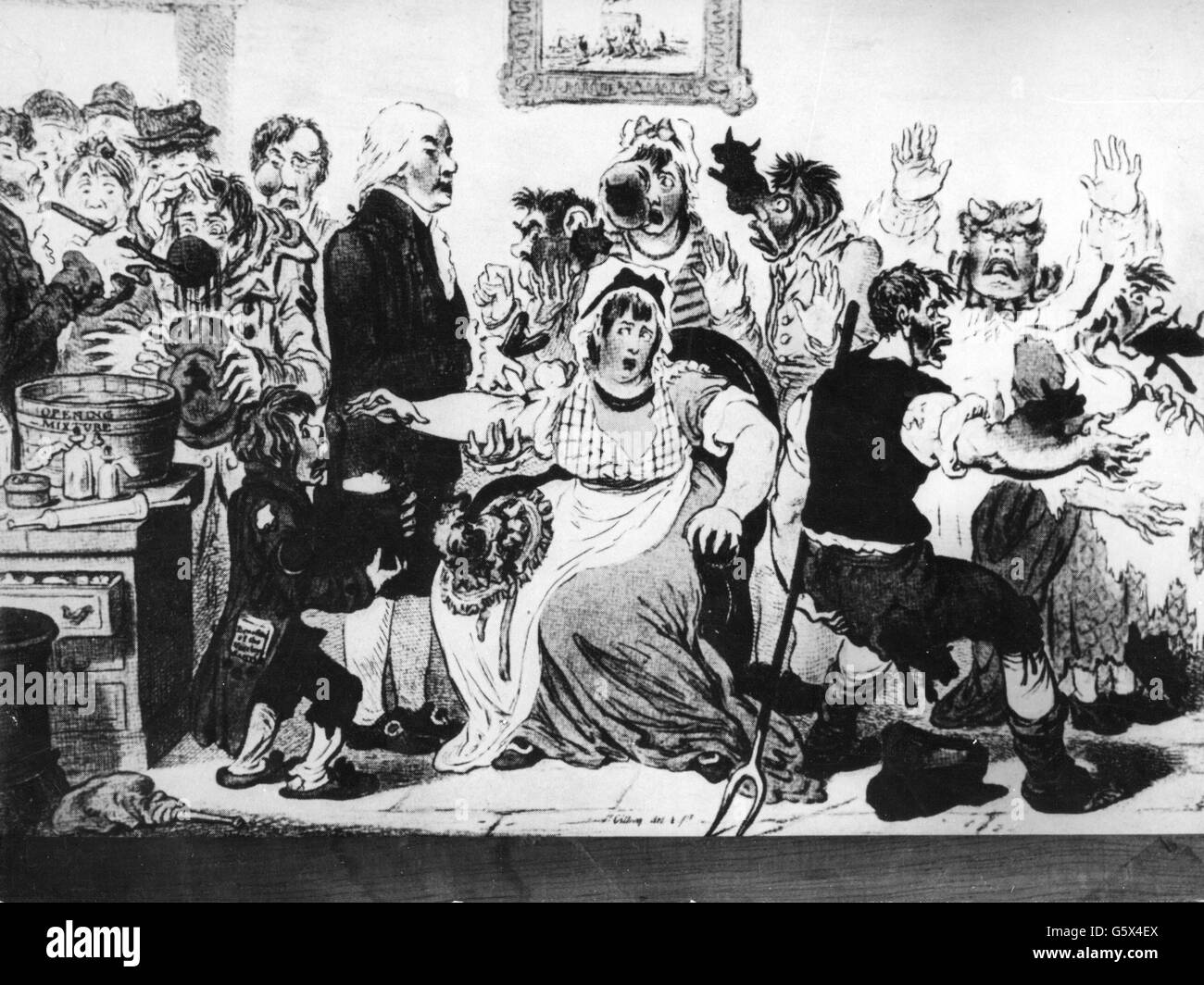 Edward jenner cow hi-res stock photography and images - Alamy