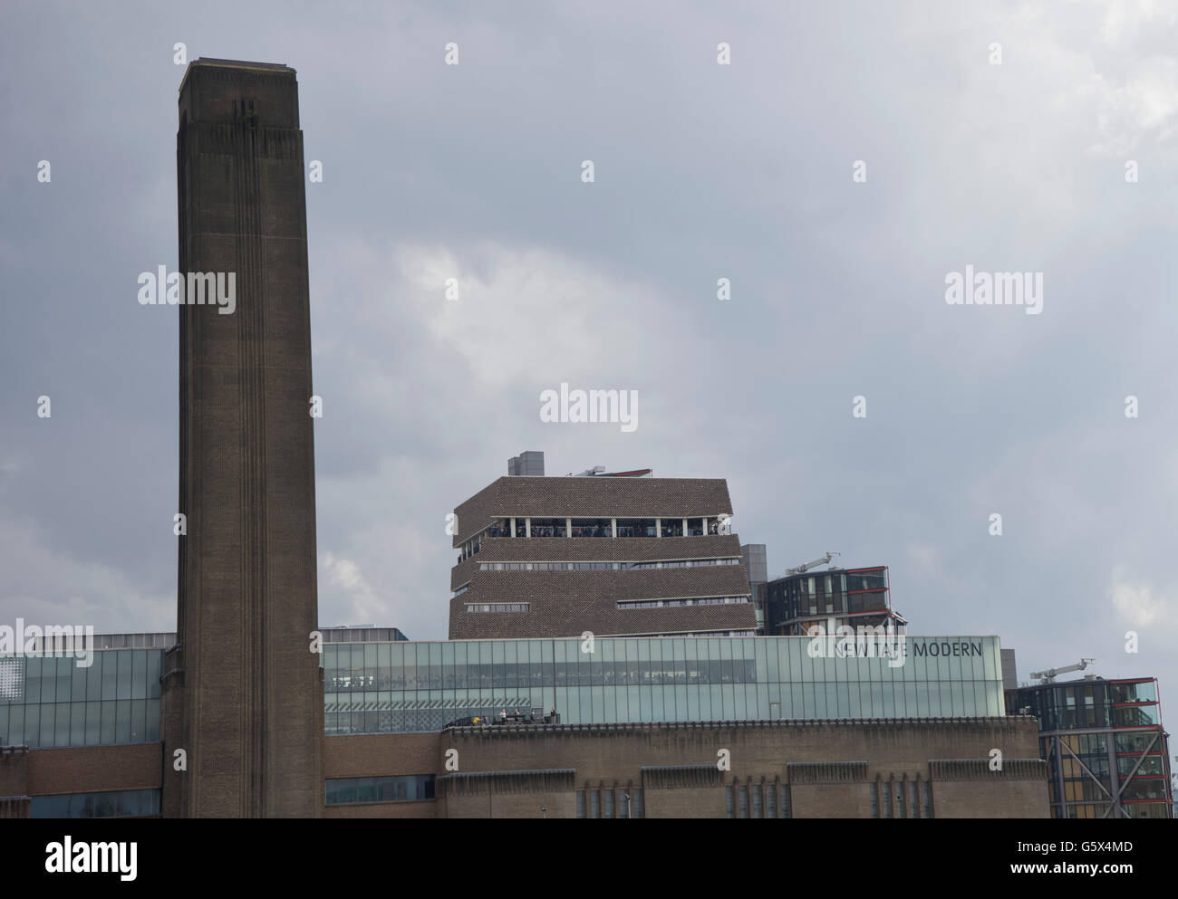 London,UK.17th June 2016. Visitors at the new Tate Modern extension ...