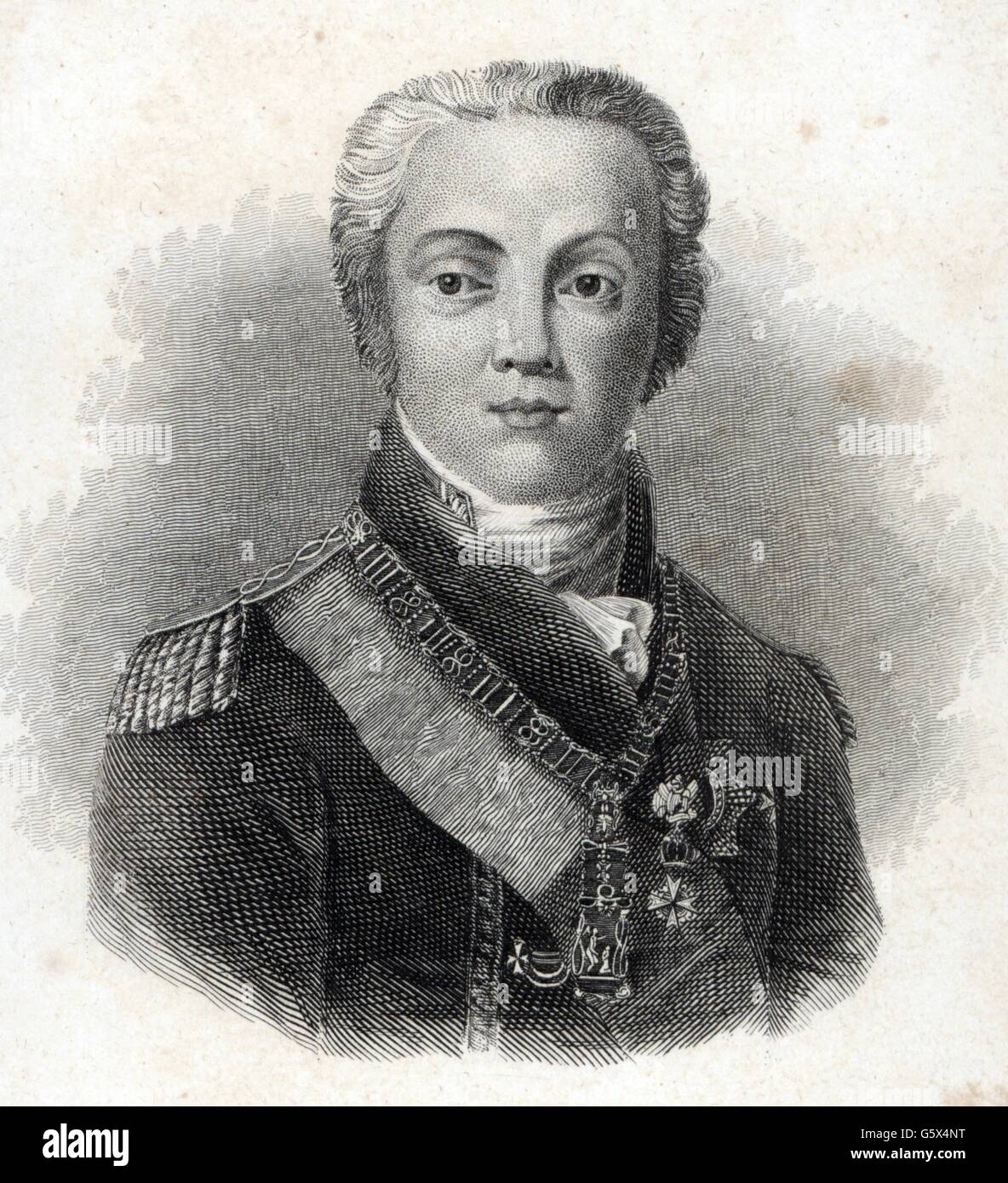 Rostopchin, Fjodor Vasilyevich, 23.3.1763 - 30.1.1826, Russian general ...