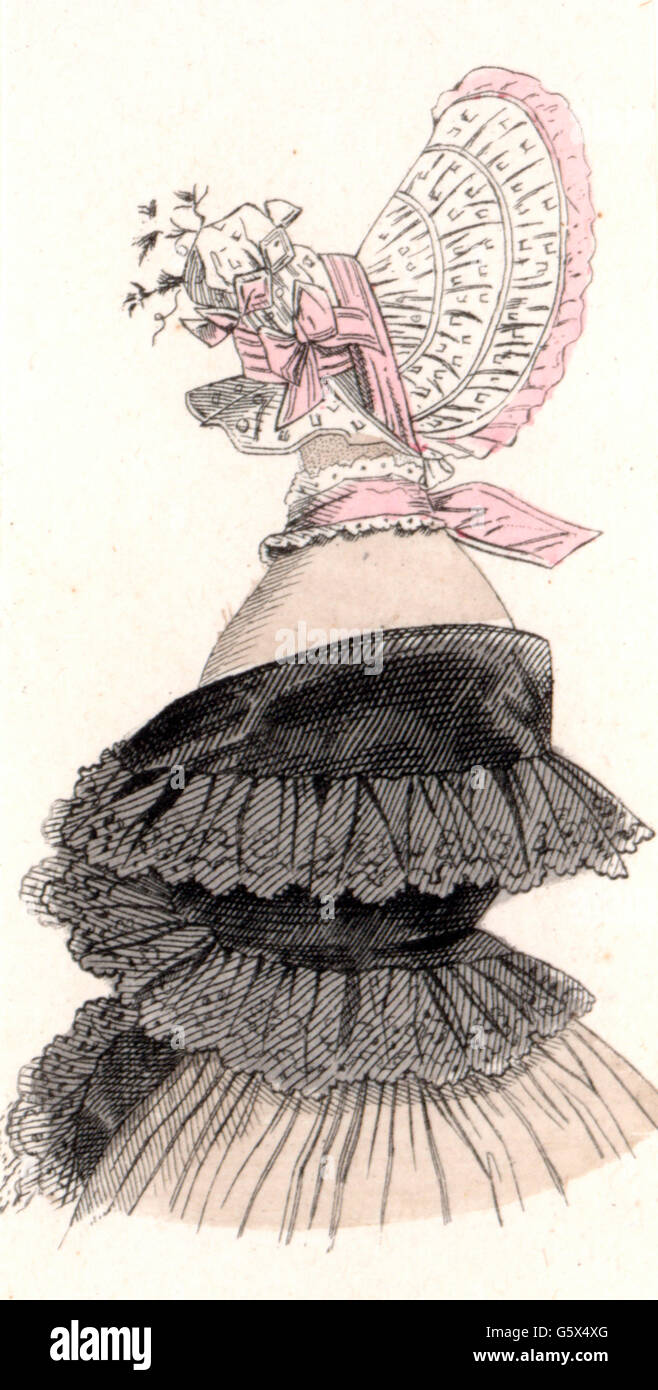 19th century ladies hats hi-res stock photography and images - Alamy