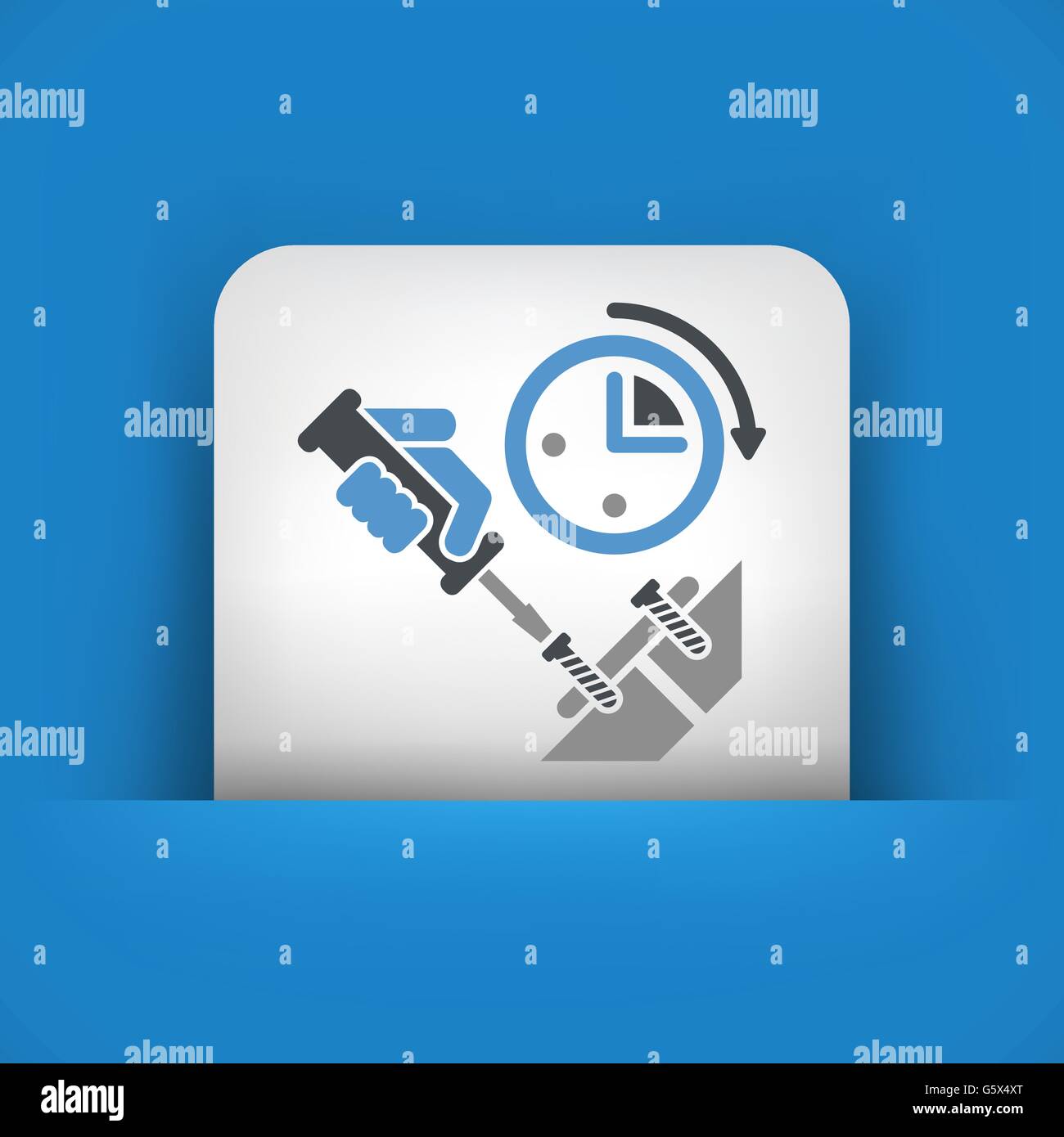 Craftsman clock Stock Vector Images - Alamy