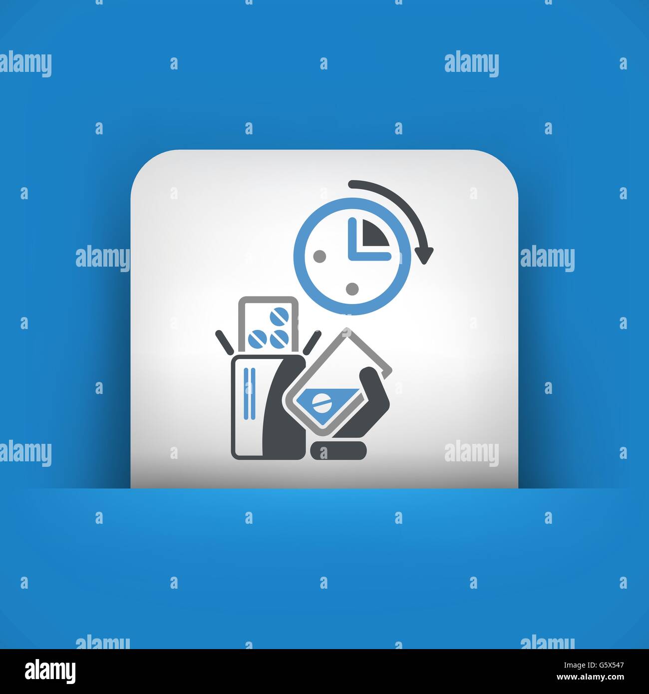 Take medicine on time doctor Stock Vector Images - Alamy