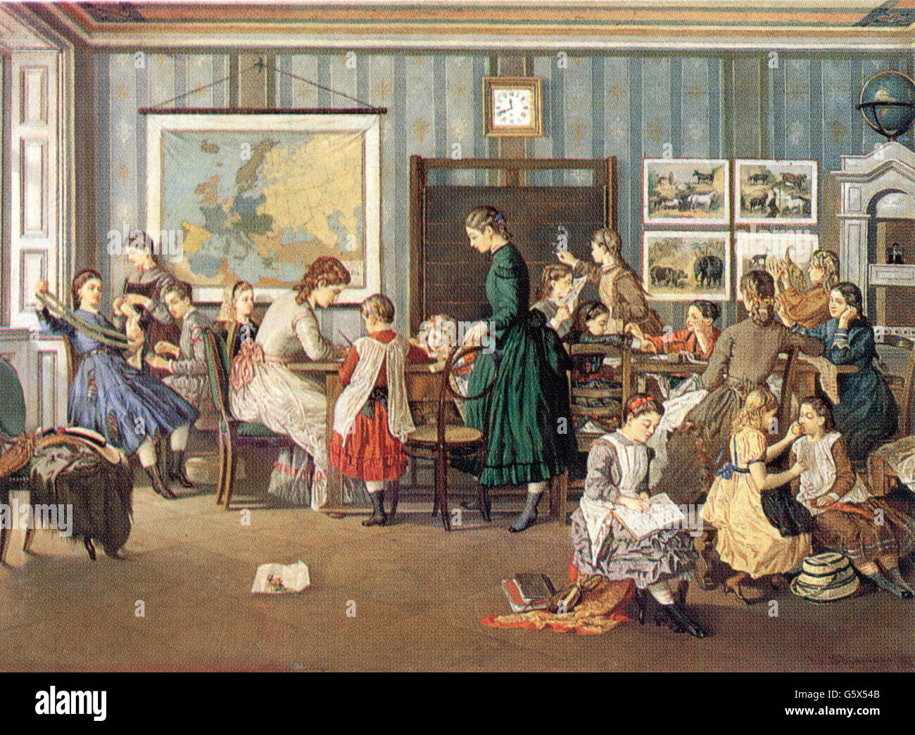 Child discipline historic High Resolution Stock Photography and Images ...