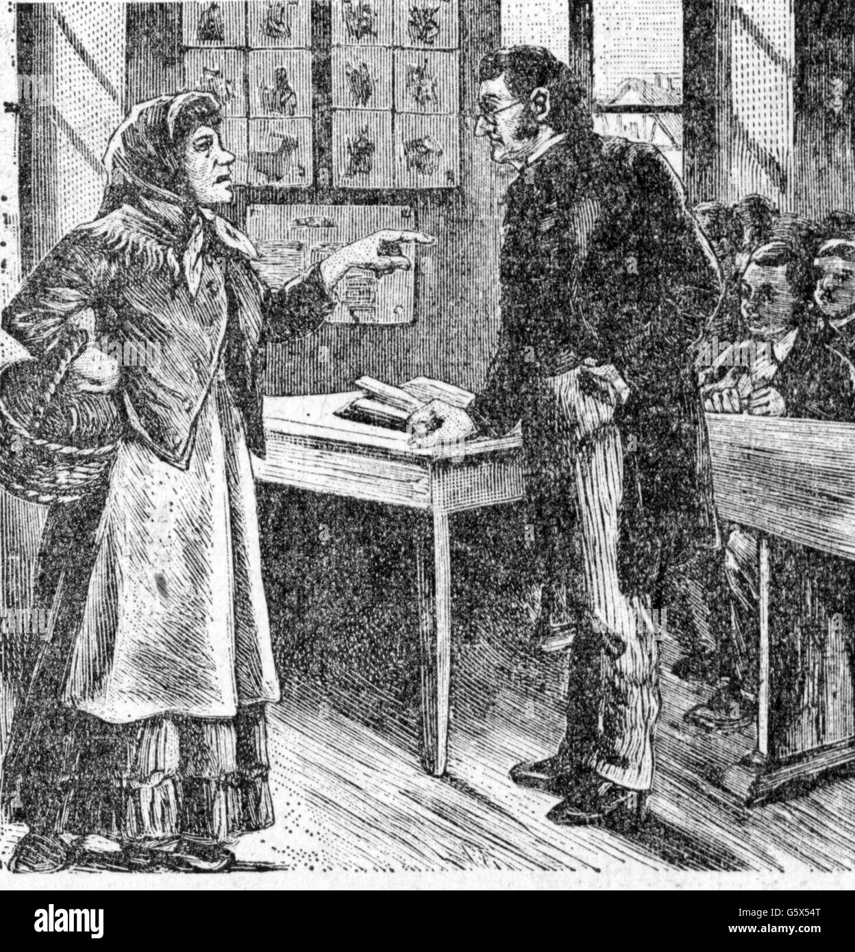 Teacher class 19th century hi-res stock photography and images - Alamy