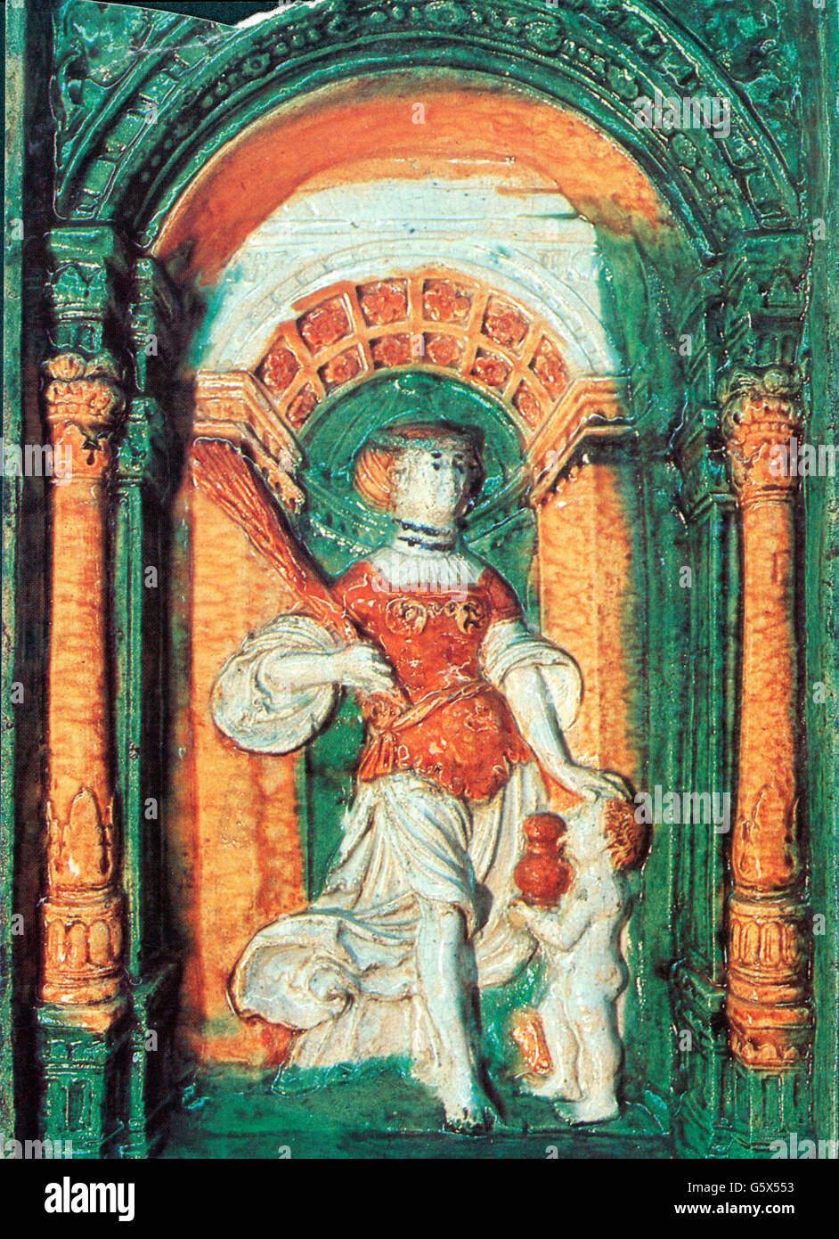 Ceramic glazed columns hi-res stock photography and images - Alamy