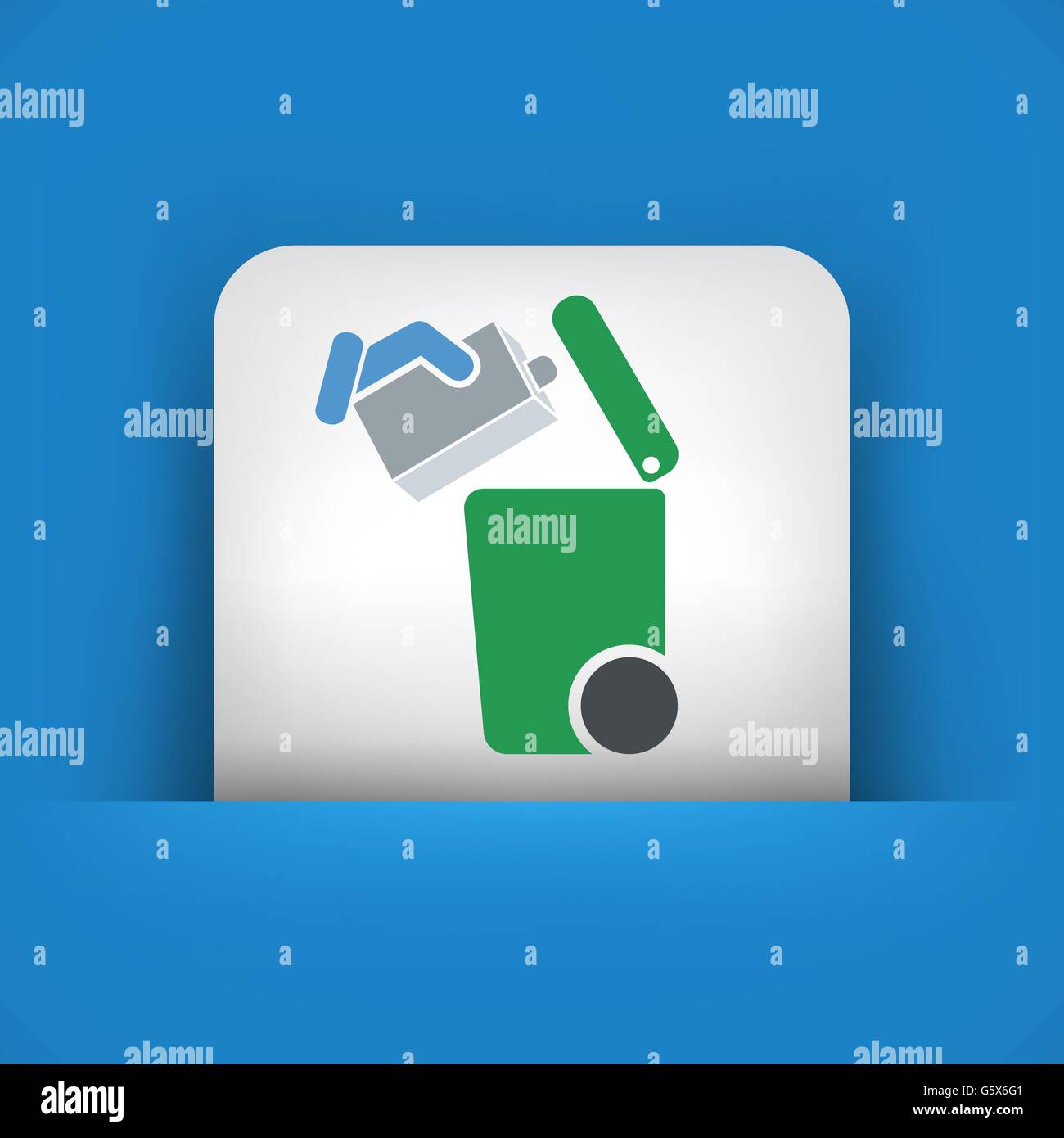 Separate waste collection icon Stock Vector Image & Art - Alamy