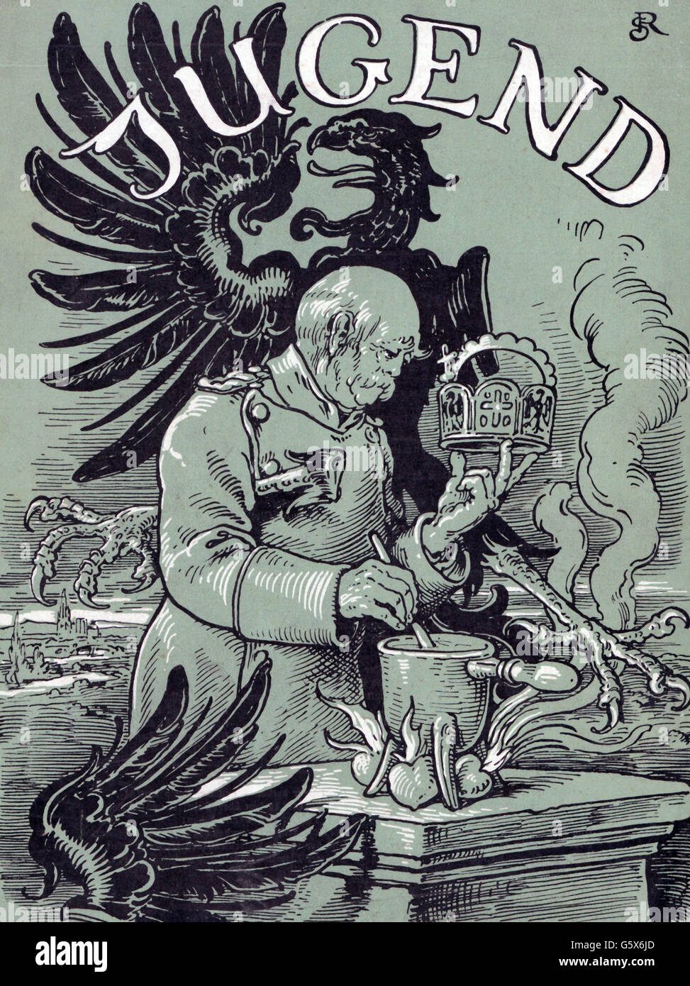 press / media, magazines, "Jugend", publisher Georg Hirth, Munich and ...