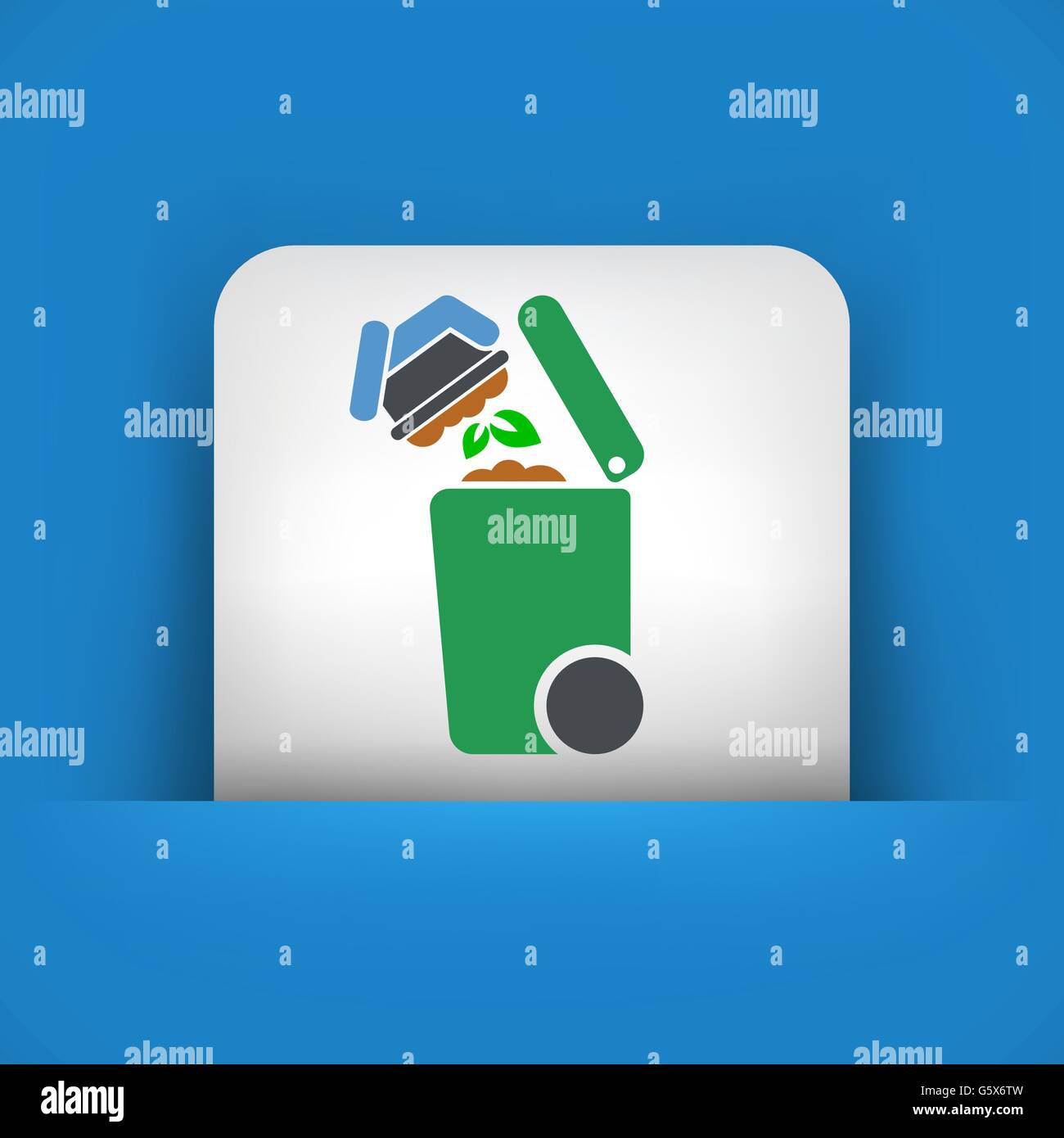 Separate waste collection icon Stock Vector Image & Art - Alamy