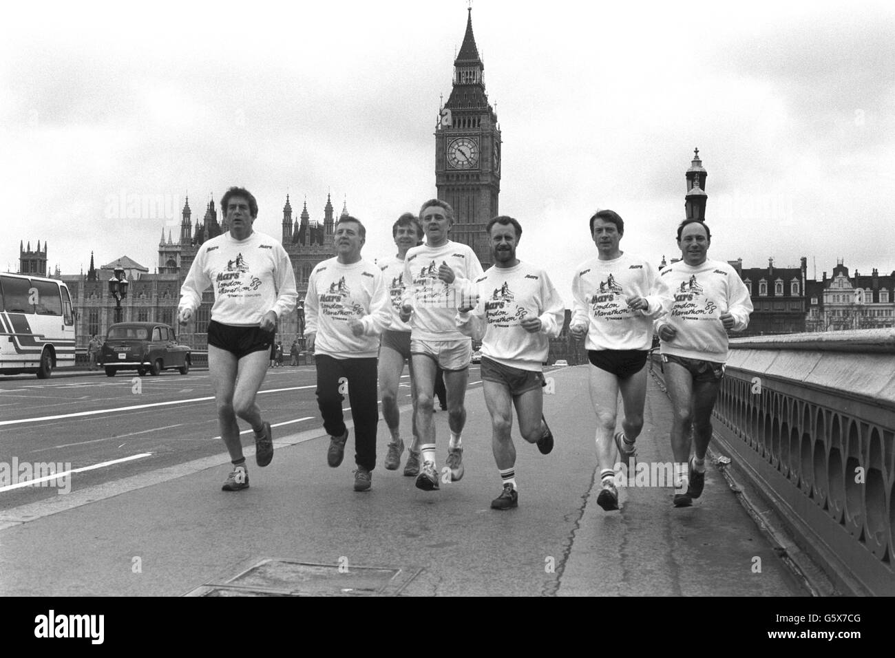 News - MPs Training For The London Marathon - London Stock Photo - Alamy