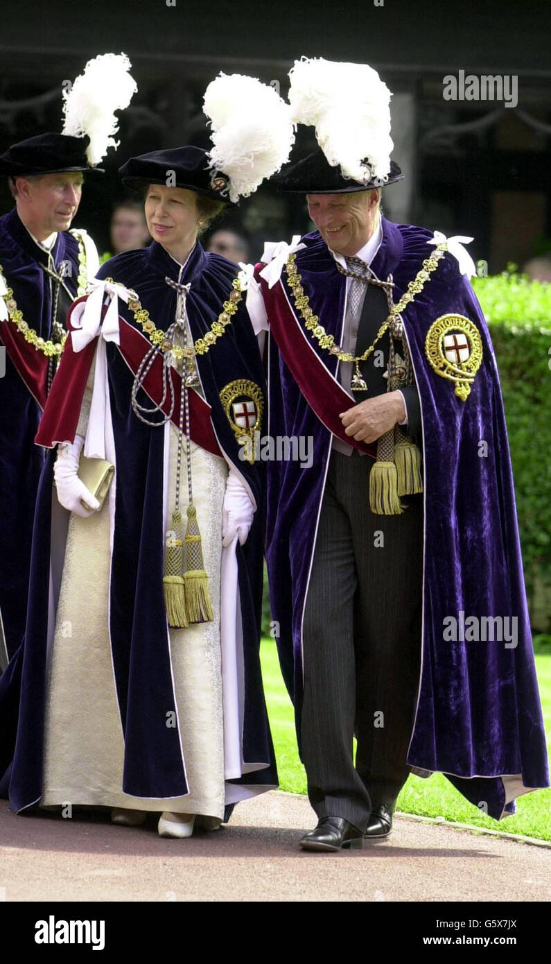 Garter Ceremony Prince Of Wales High Resolution Stock Photography and ...