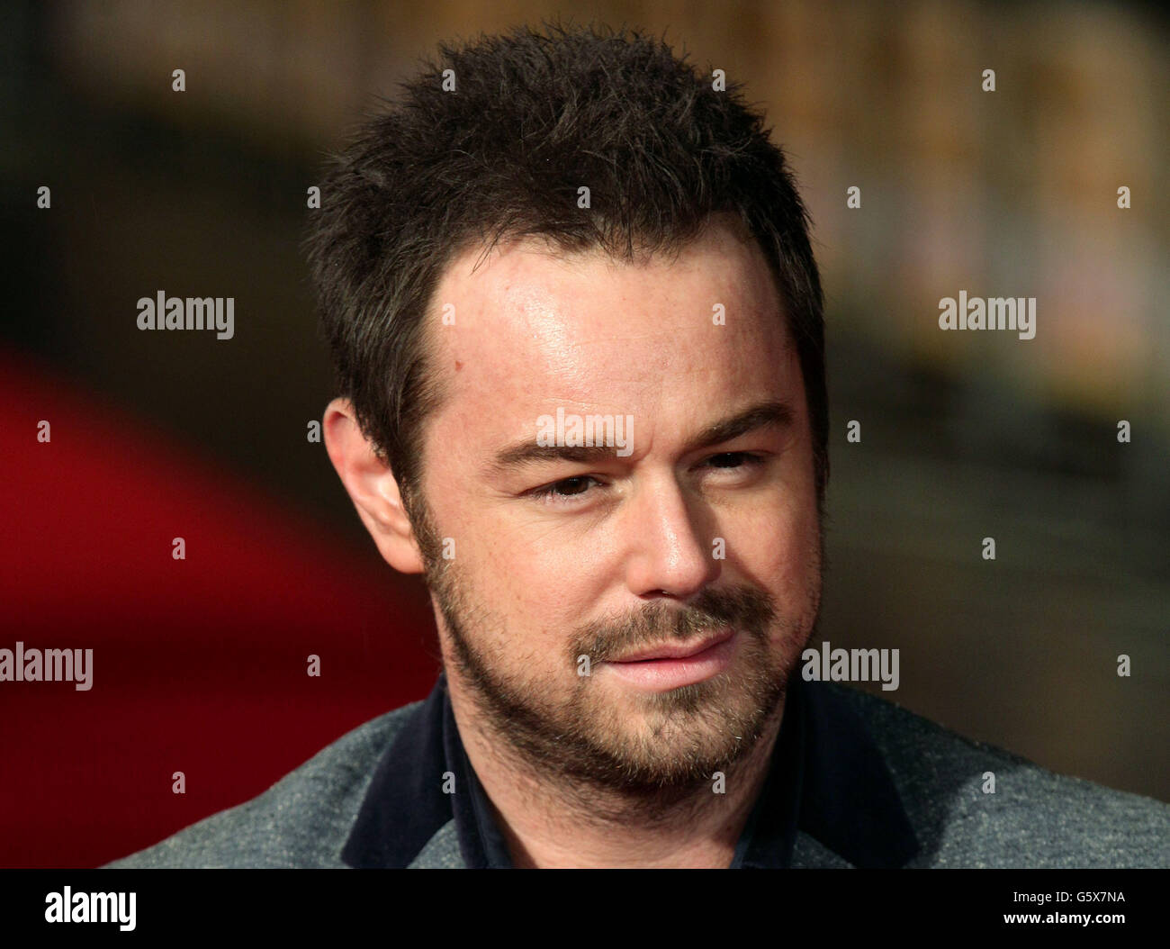 Cast member Danny Dyer arriving for the UK film premiere of Run For ...