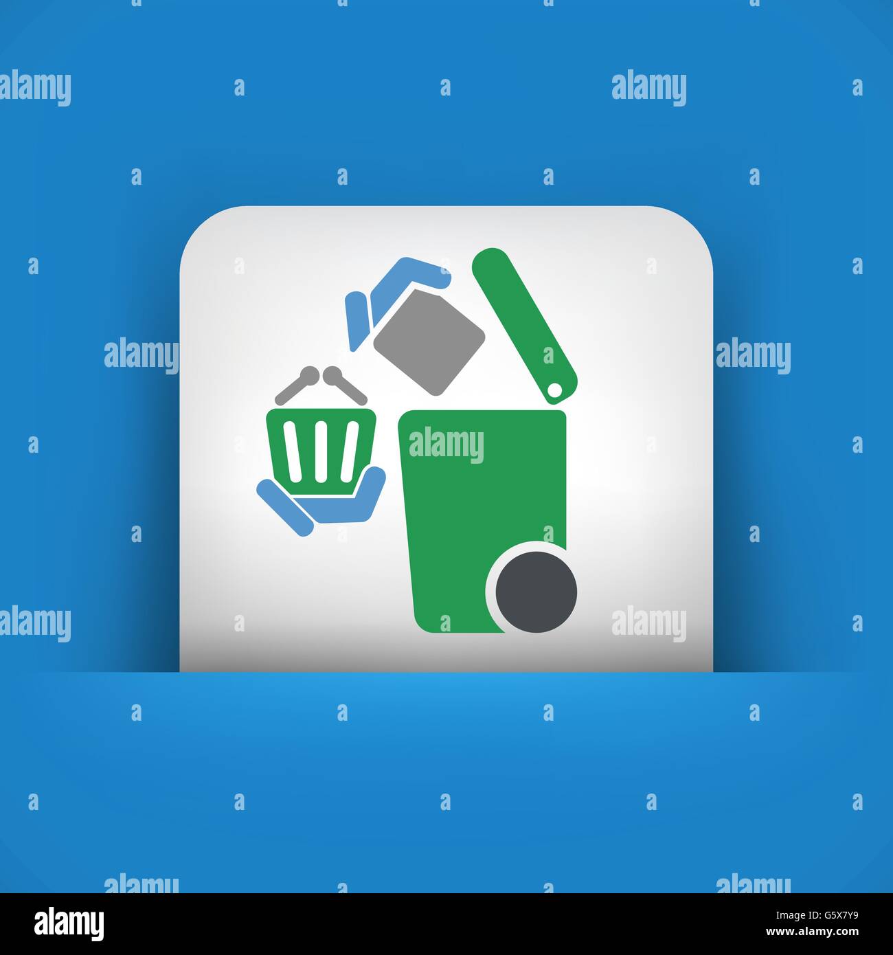 Separate waste collection icon Stock Vector Image & Art - Alamy