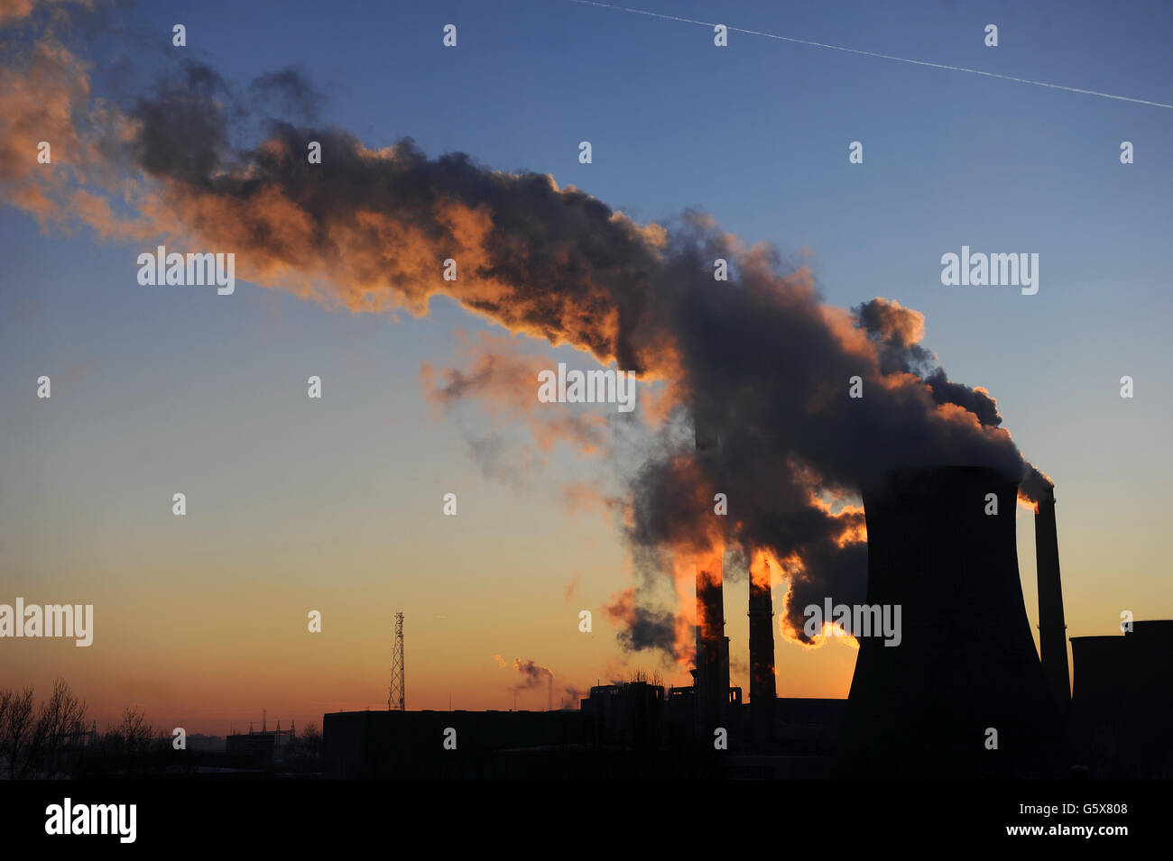 Hot steam coming from industrial hi-res stock photography and images ...