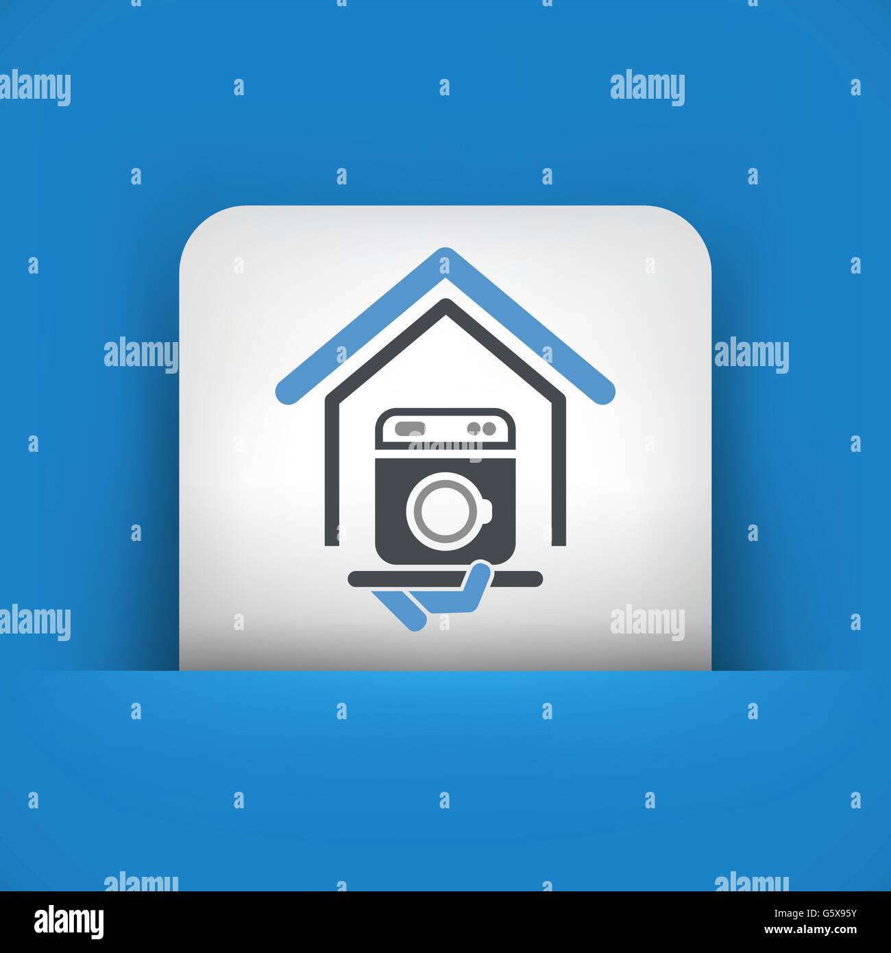 Washing machine icon Stock Vector Image & Art - Alamy