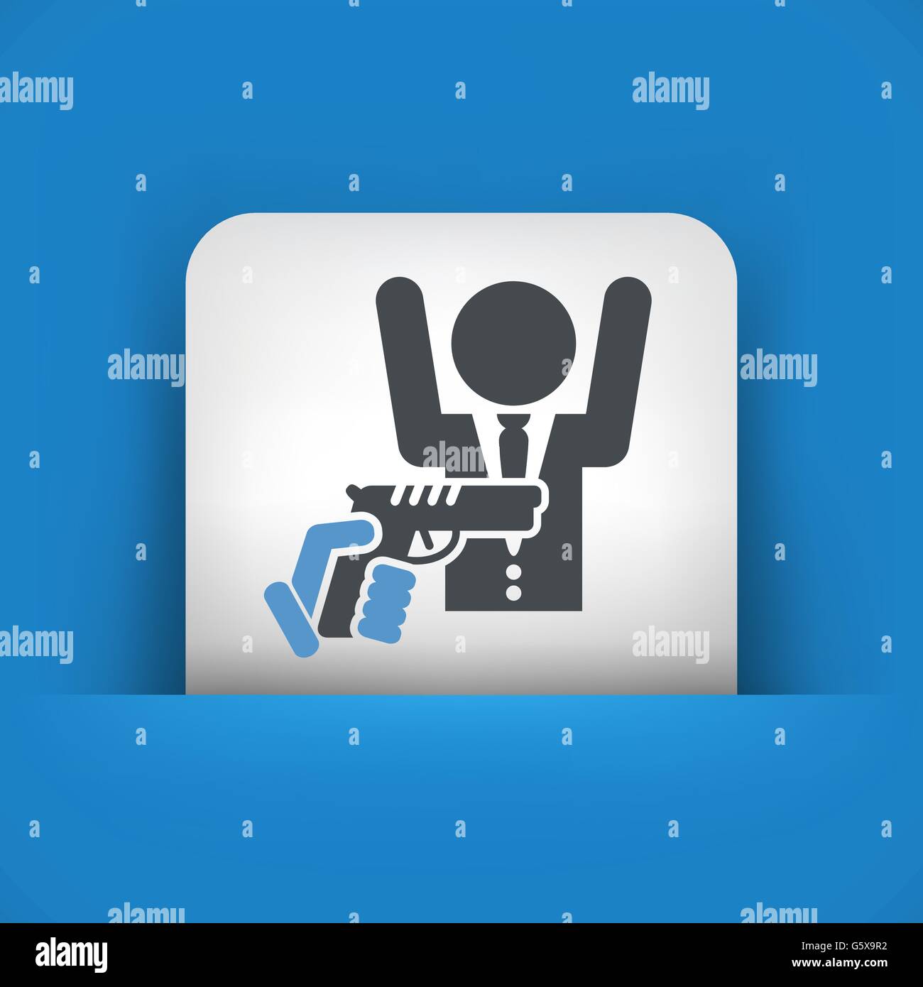 Robbery with gun Stock Vector Image & Art - Alamy
