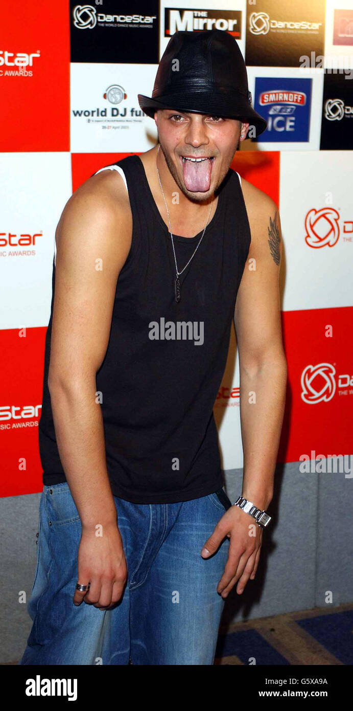 Former 5ive member Abs attending the DanceStar 2002 Awards at Alexandra ...